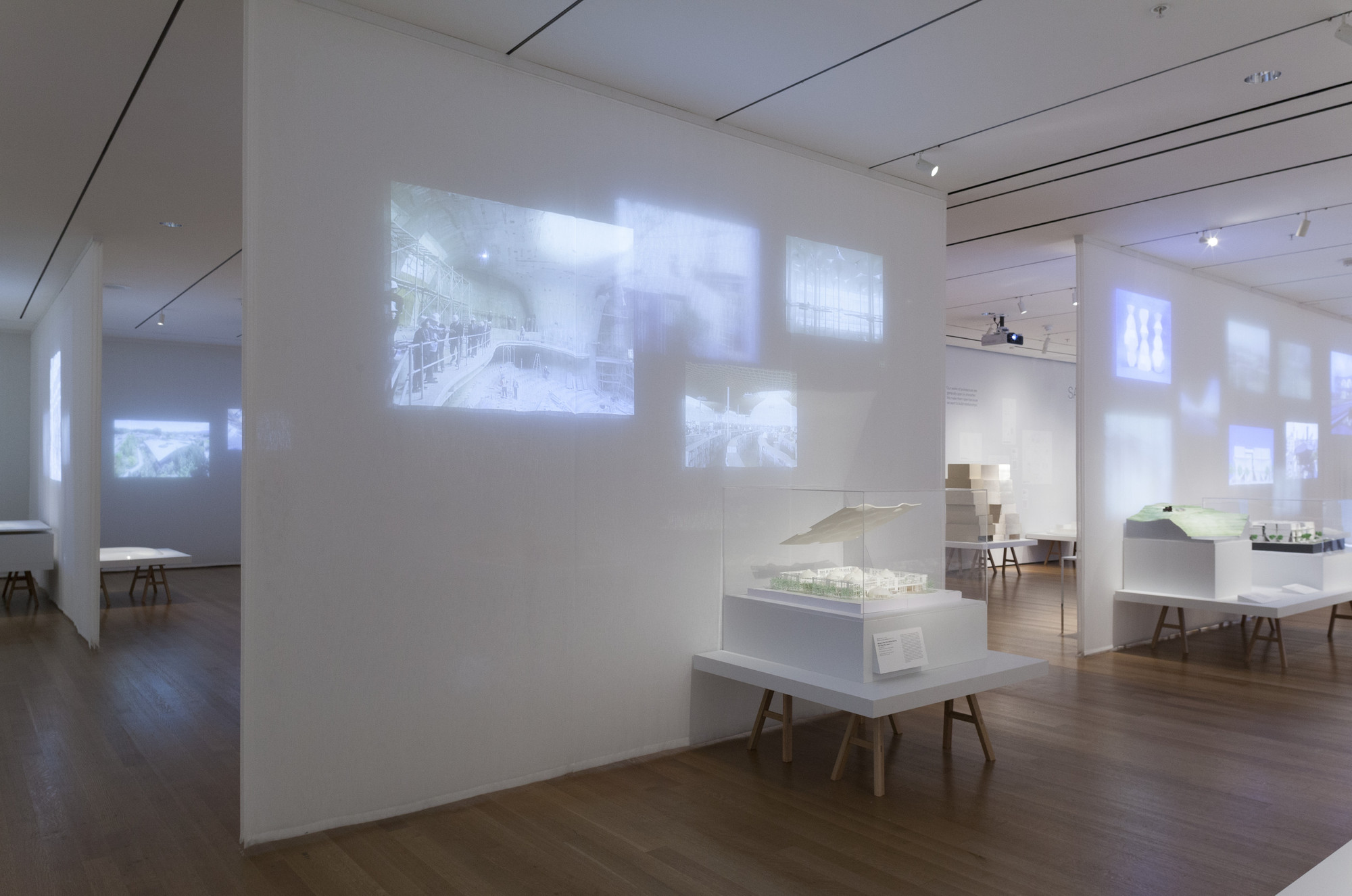 Installation view of the exhibition "A Japanese Constellation: Toyo Ito ...