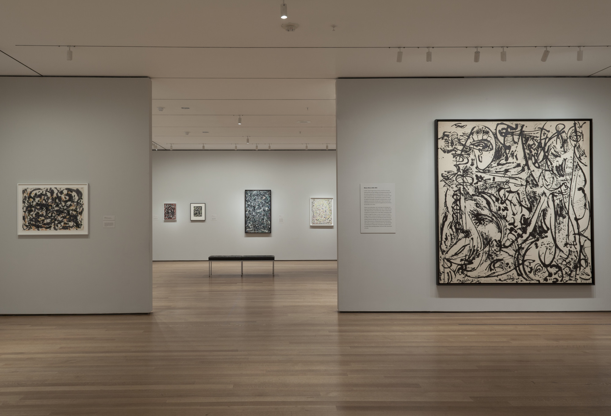 Installation view of the exhibition "Jackson Pollock: A Collection ...