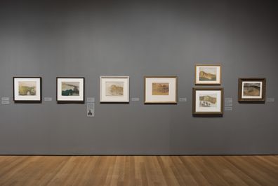 Hilaire-Germain-Edgar Degas. Forest in the Mountains (Forêt dans la ...