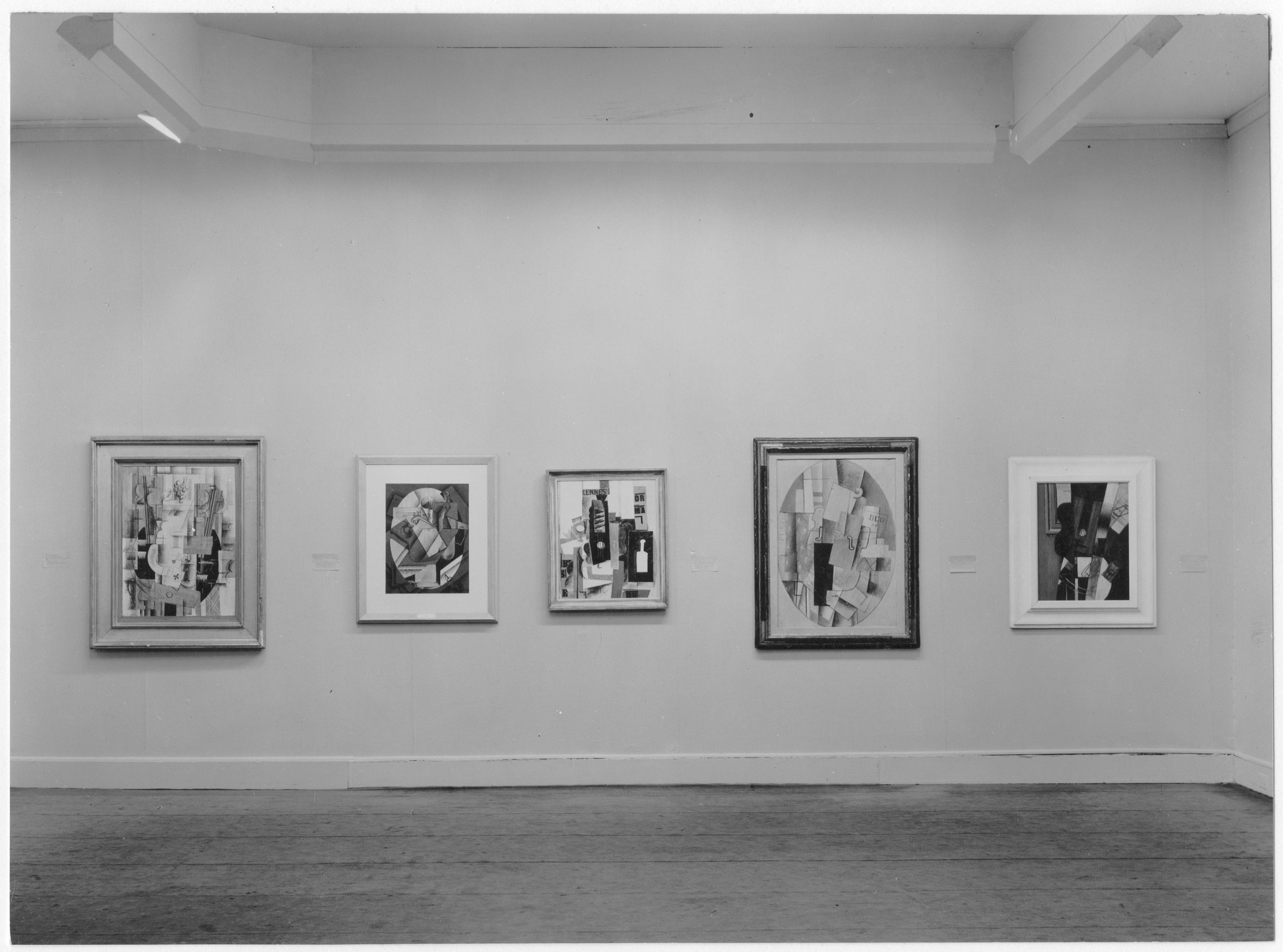 Installation view of the exhibition "Cubism and Abstract Art." | MoMA