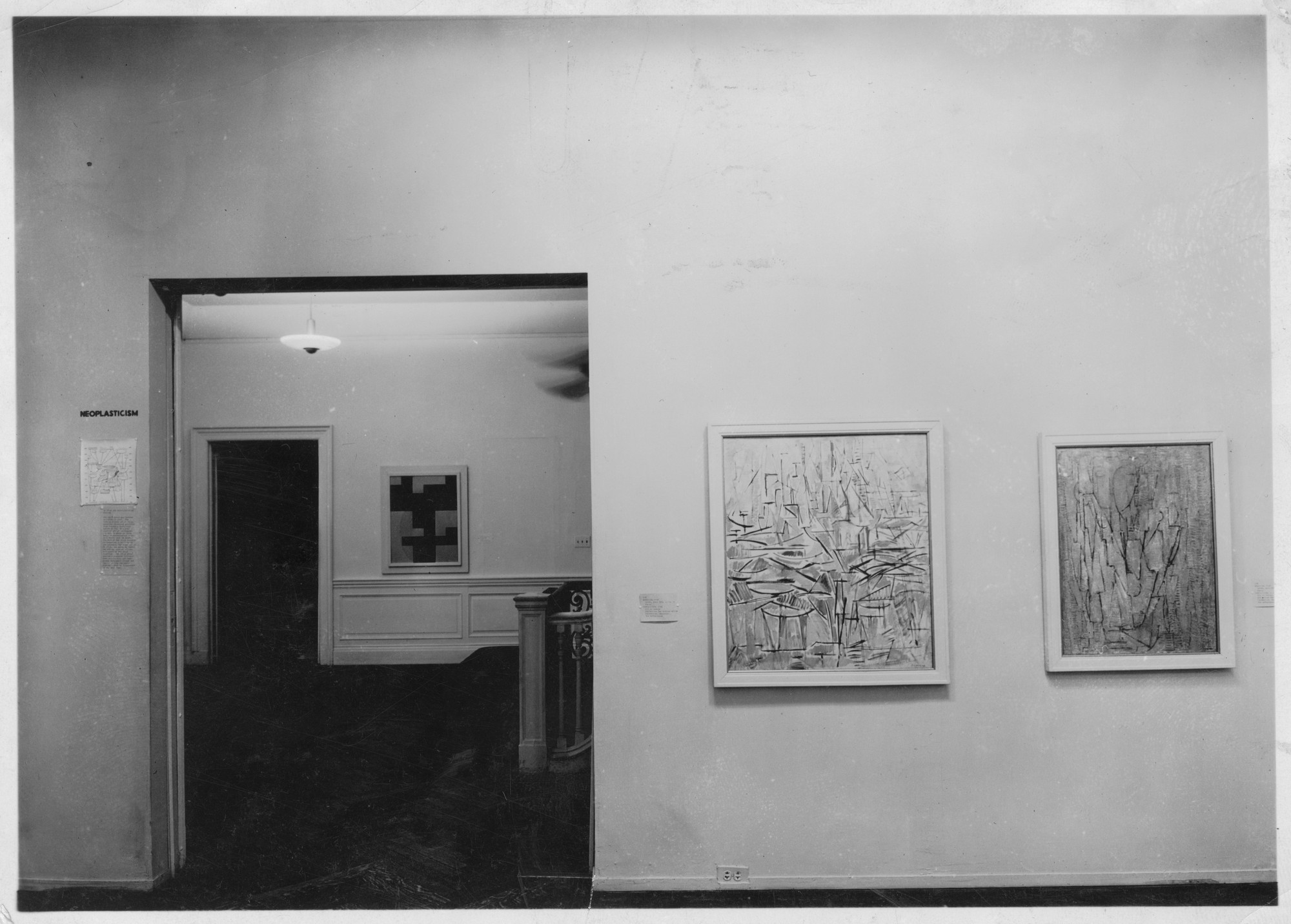 Installation view of the exhibition "Cubism and Abstract Art." | MoMA