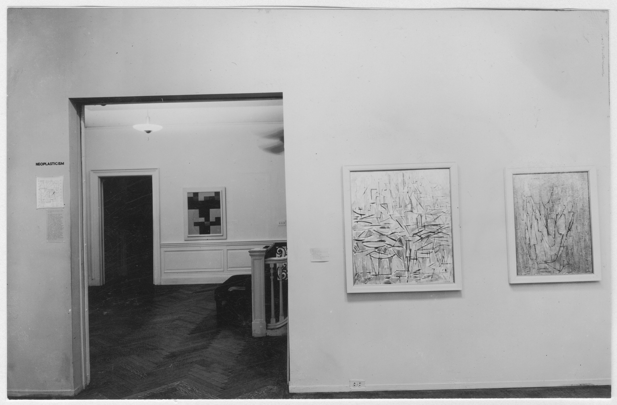 Installation view of the exhibition "Cubism and Abstract Art" | MoMA