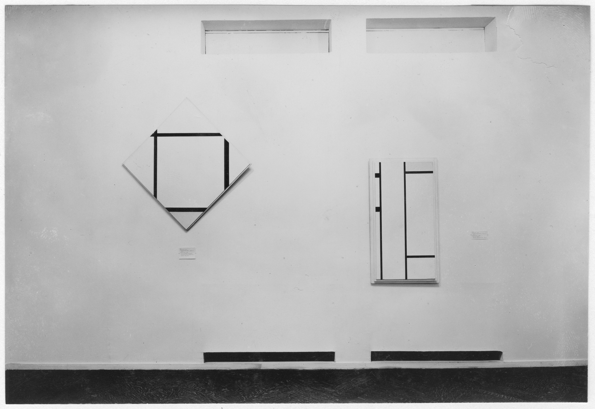 Installation view of the exhibition "Cubism and Abstract Art." | MoMA