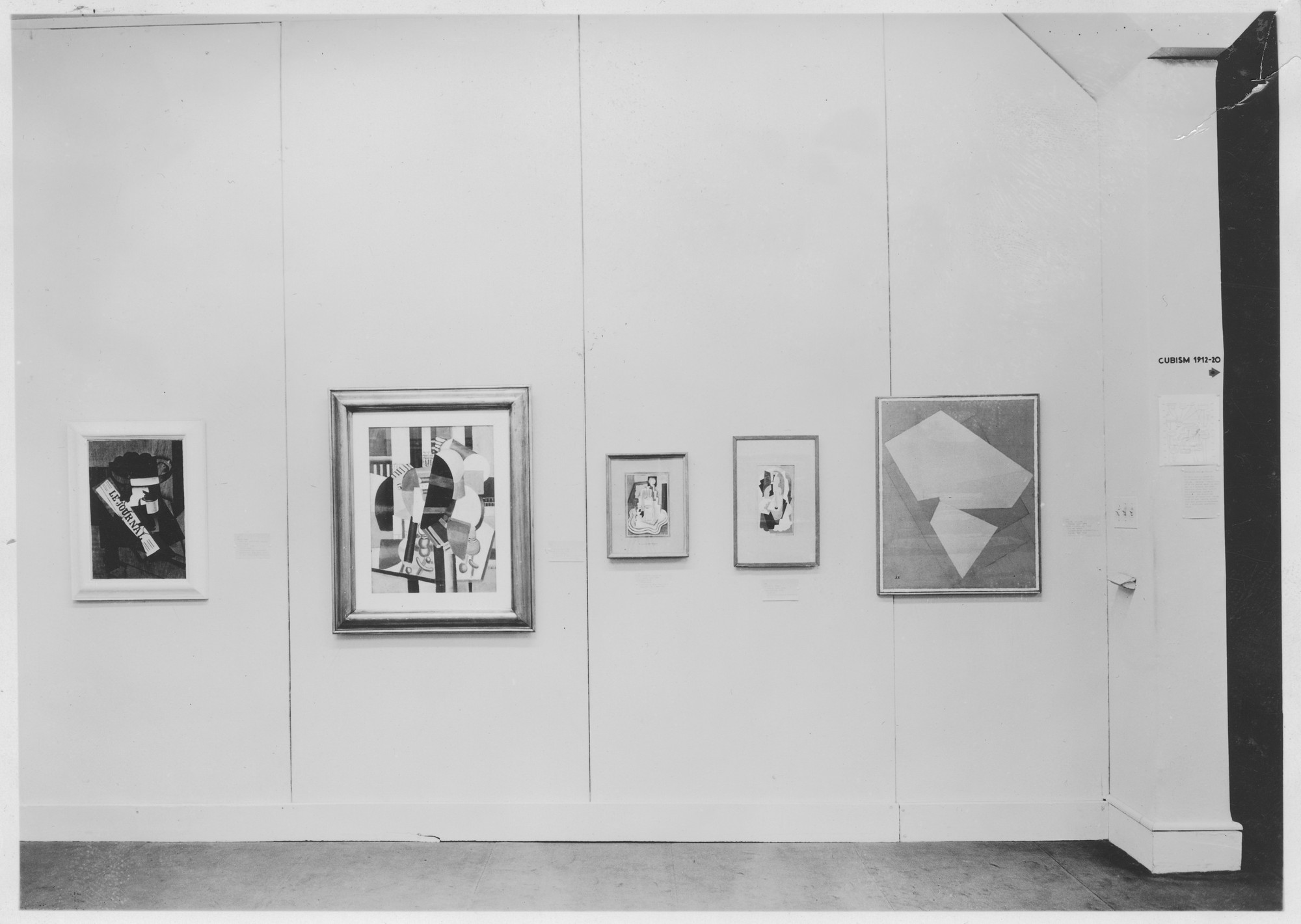 Installation view of the exhibition "Cubism and Abstract Art." | MoMA