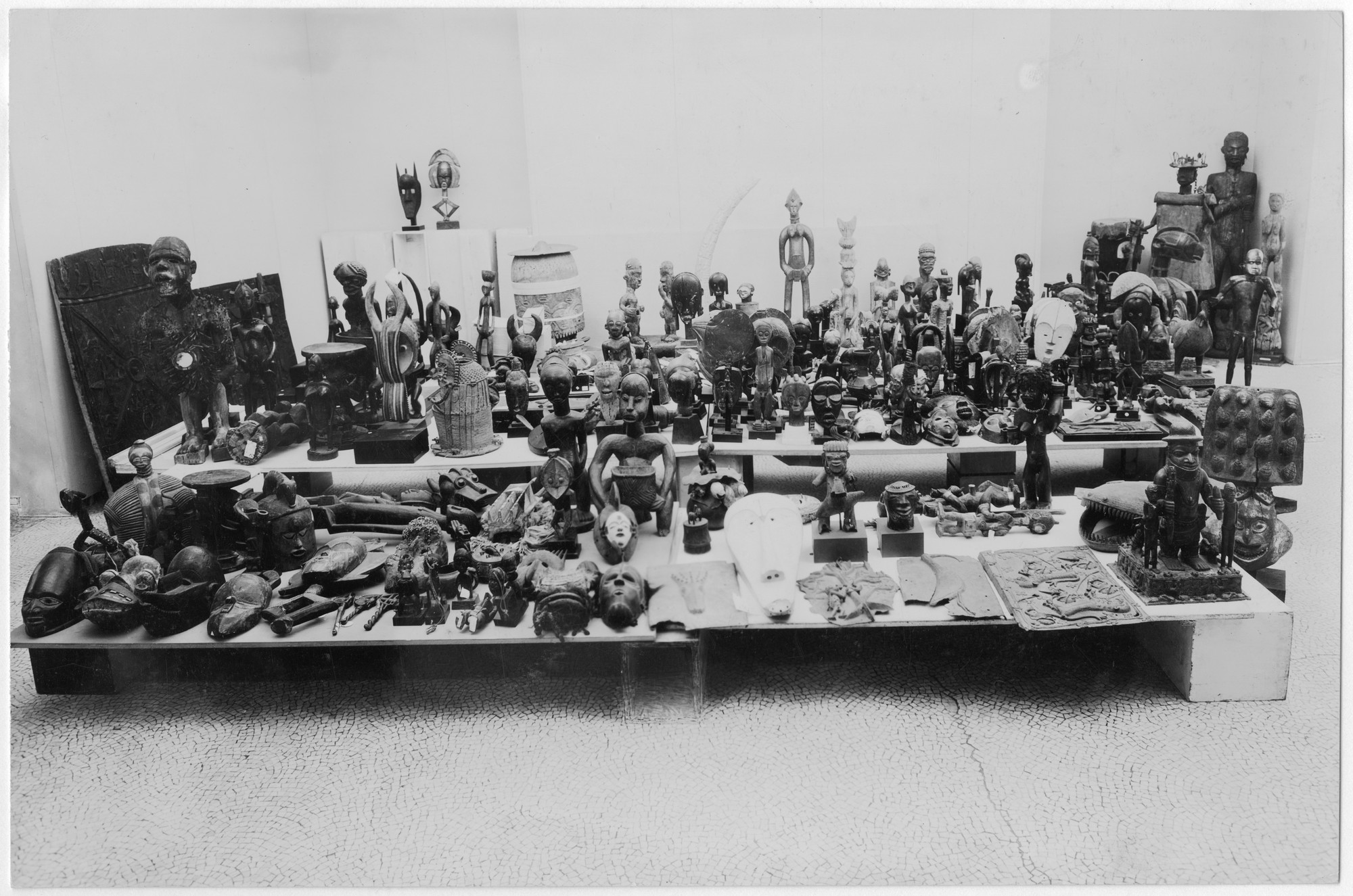 Installation view of the exhibition "African Negro Art" | MoMA
