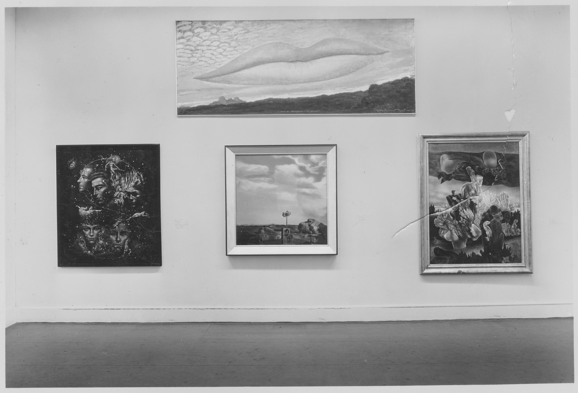 Installation view of the exhibition "Fantastic Art, Dada, Surrealism ...