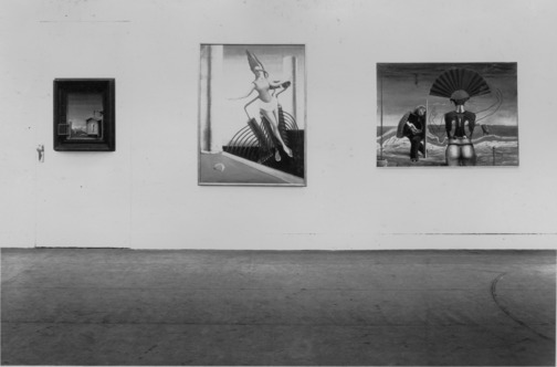 Max Ernst. Woman, Old Man, and Flower (Weib, Greis und Blume). Paris ...