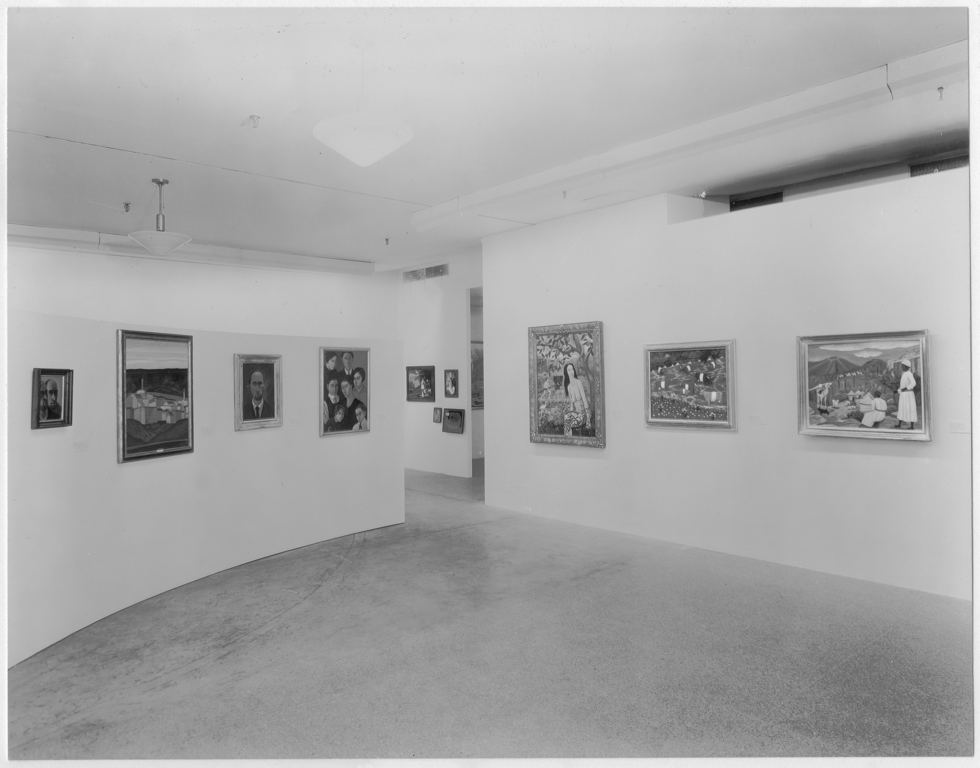 Installation view of the exhibition "Masters of Popular Painting ...