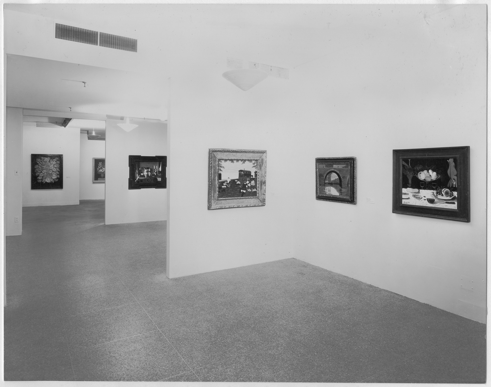 Installation view of the exhibition "Masters of Popular Painting ...