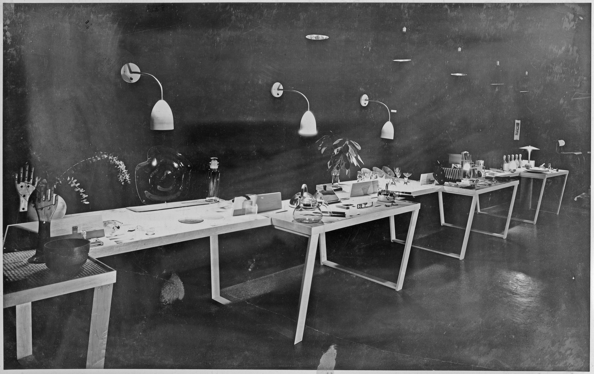Installation view of the exhibition "Useful Objects of American Design ...