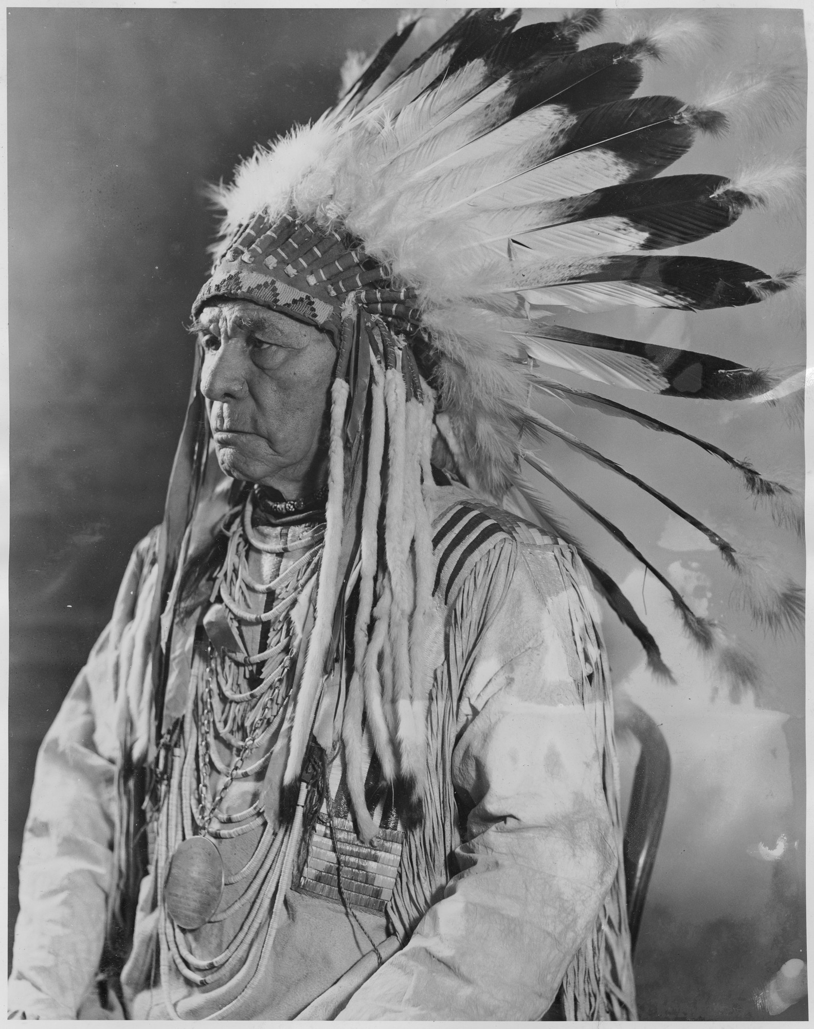 "Drags Wolf, Gros Ventre Indian man, Ft. Berthold Reservation ...