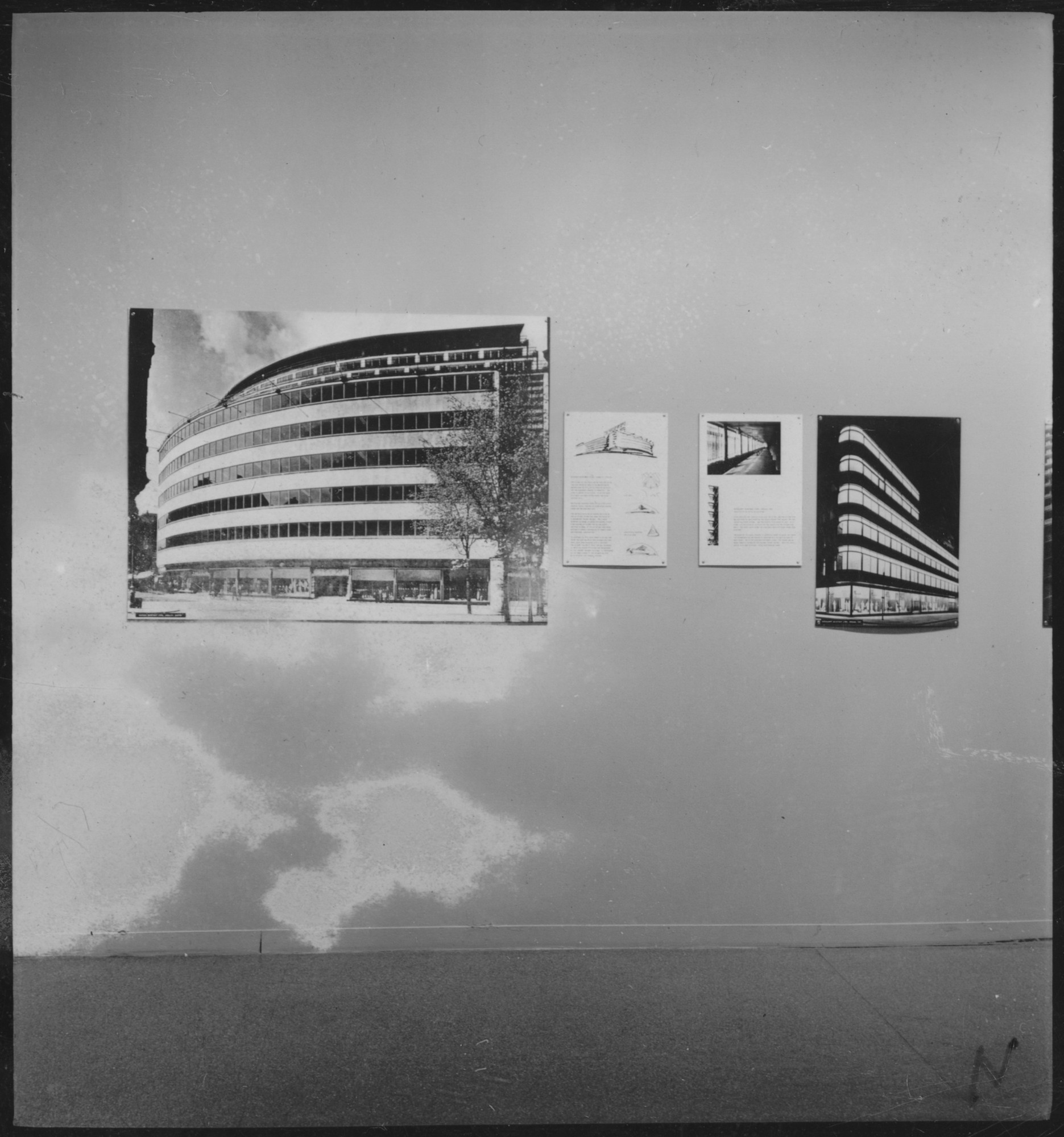 Installation view of the exhibition "Architecture of Eric Mendelsohn ...