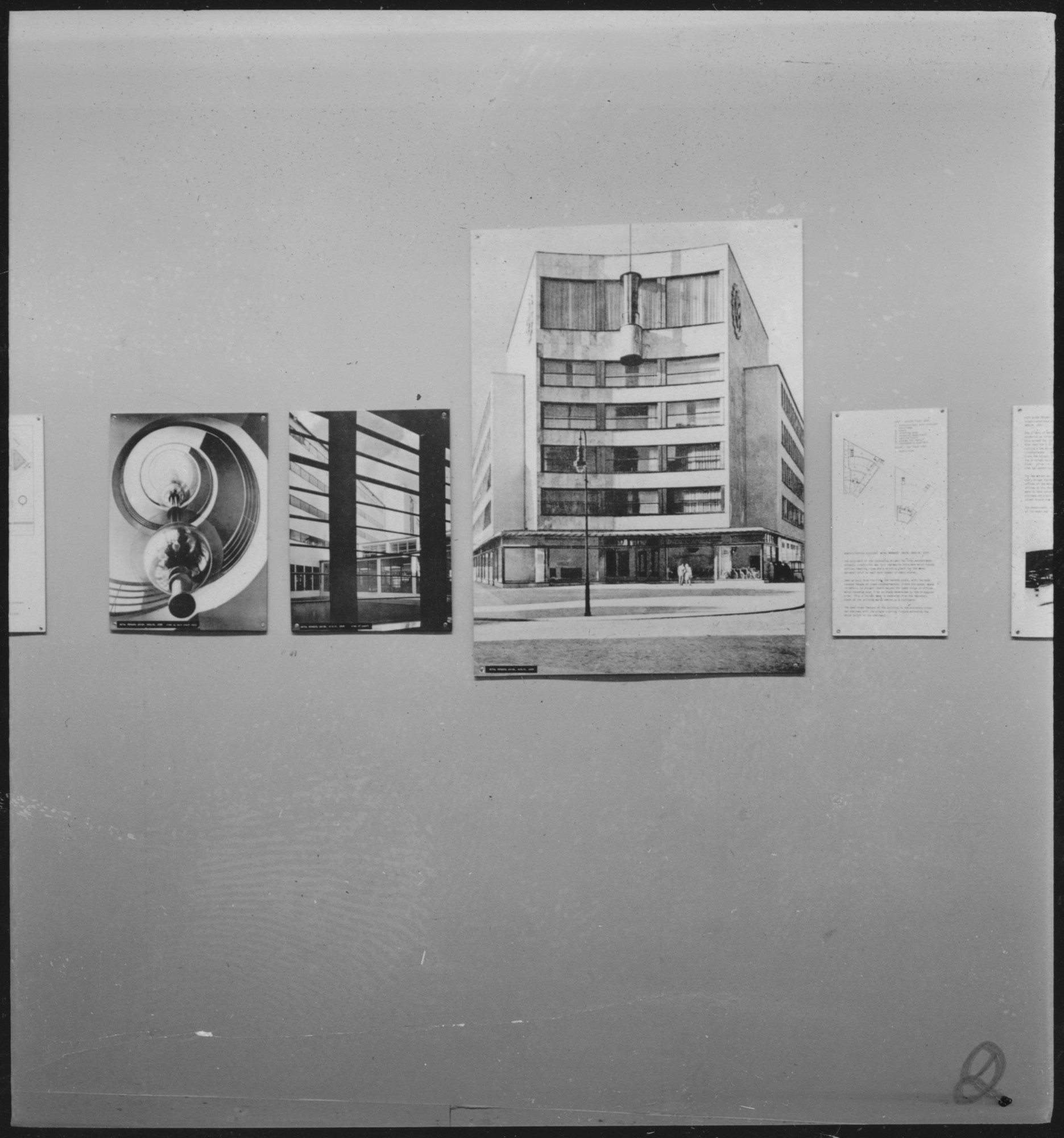 Installation view of the exhibition "Architecture of Eric Mendelsohn ...