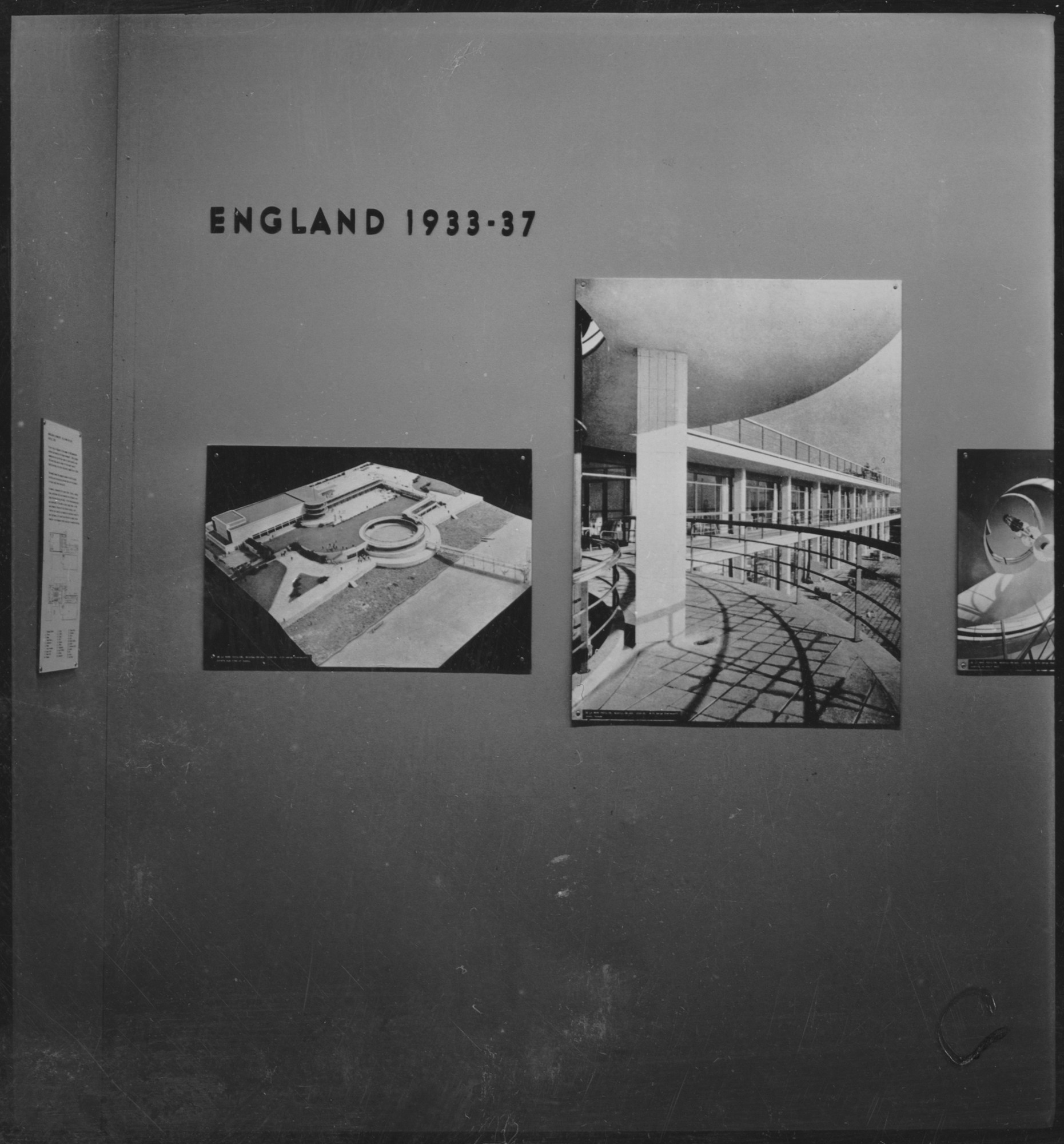 Installation view of the exhibition "Architecture of Eric Mendelsohn ...