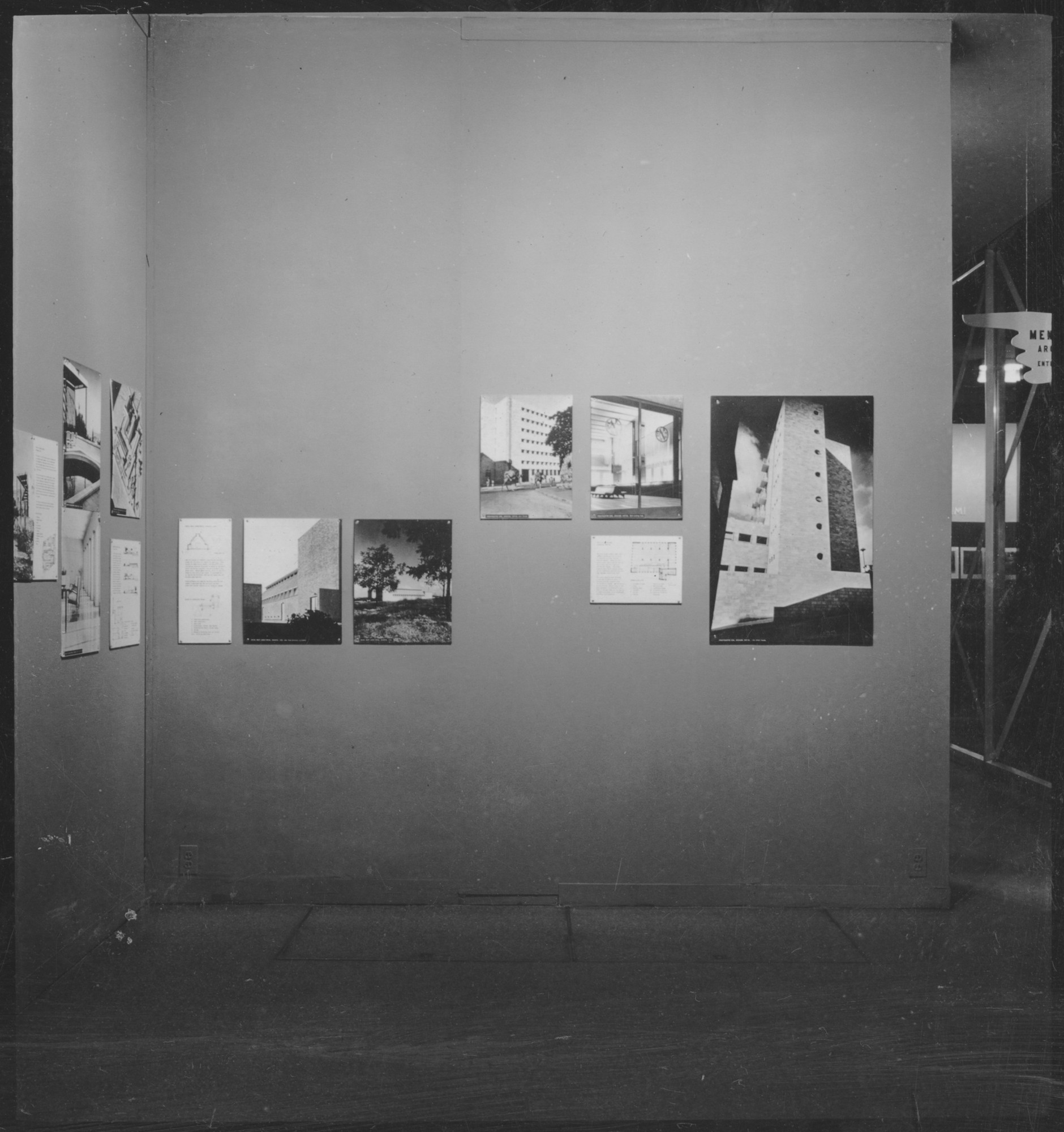 Installation view of the exhibition "Architecture of Eric Mendelsohn ...