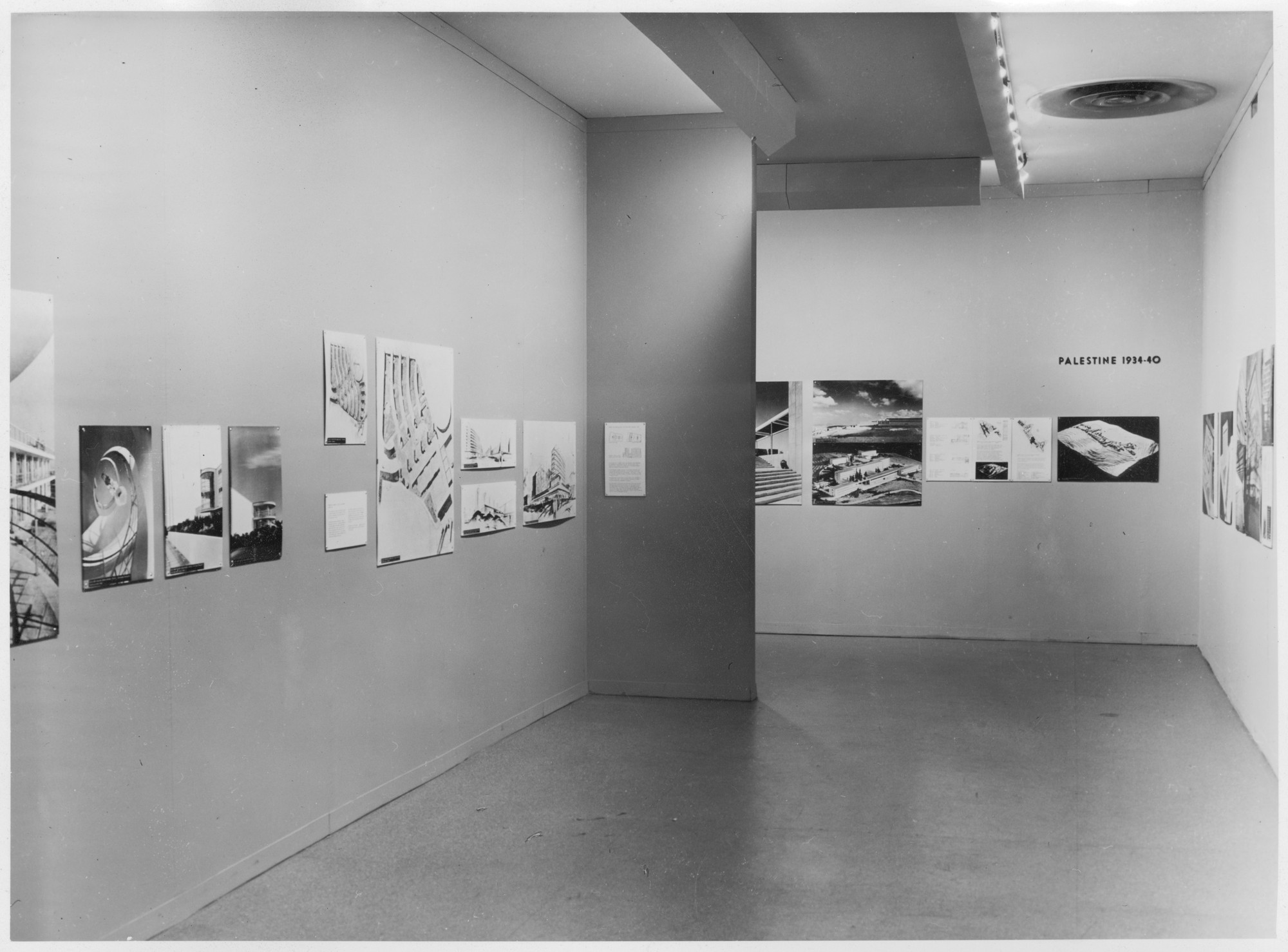 Installation view of the exhibition "Architecture of Eric Mendelsohn ...
