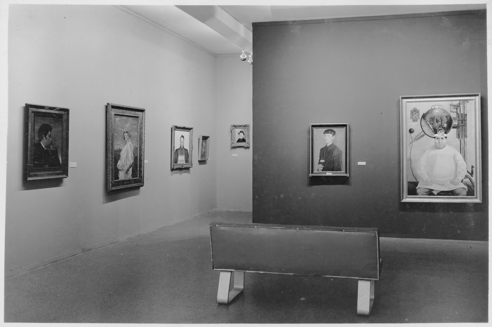Installation view of the exhibition "Twentieth Century Portraits." | MoMA