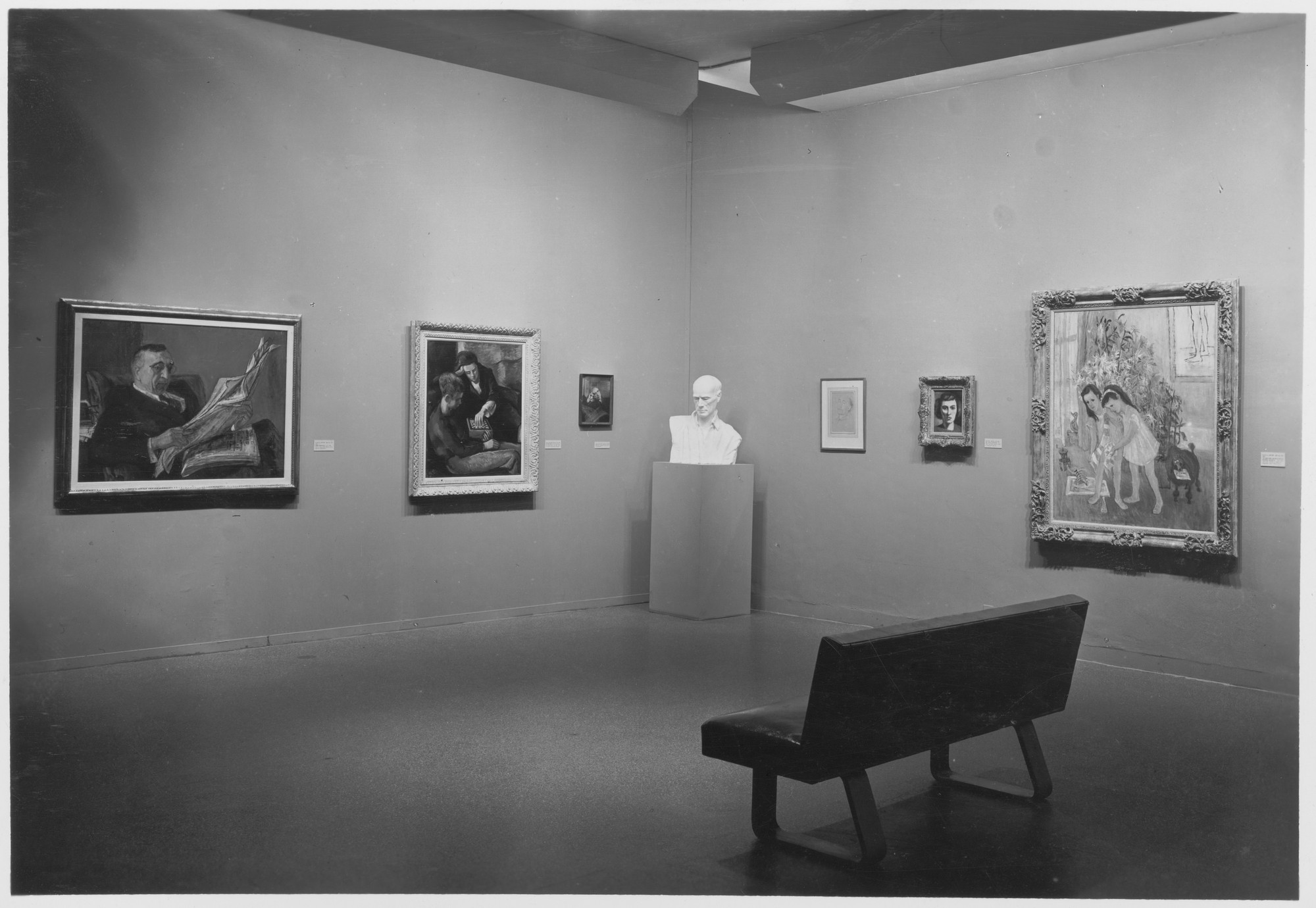 Installation view of the exhibition "Twentieth Century Portraits." | MoMA