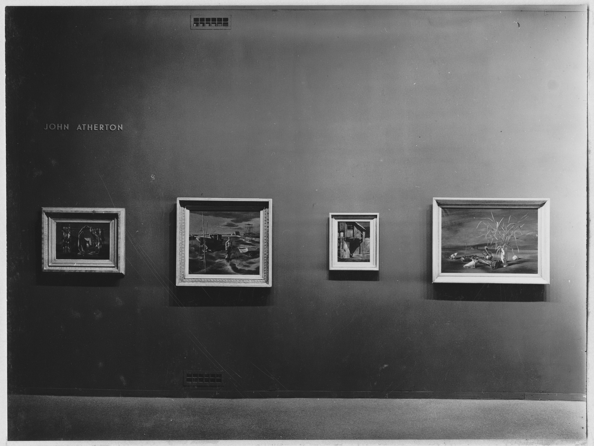 Installation view of the exhibition "Americans 1943: Realists and Magic ...