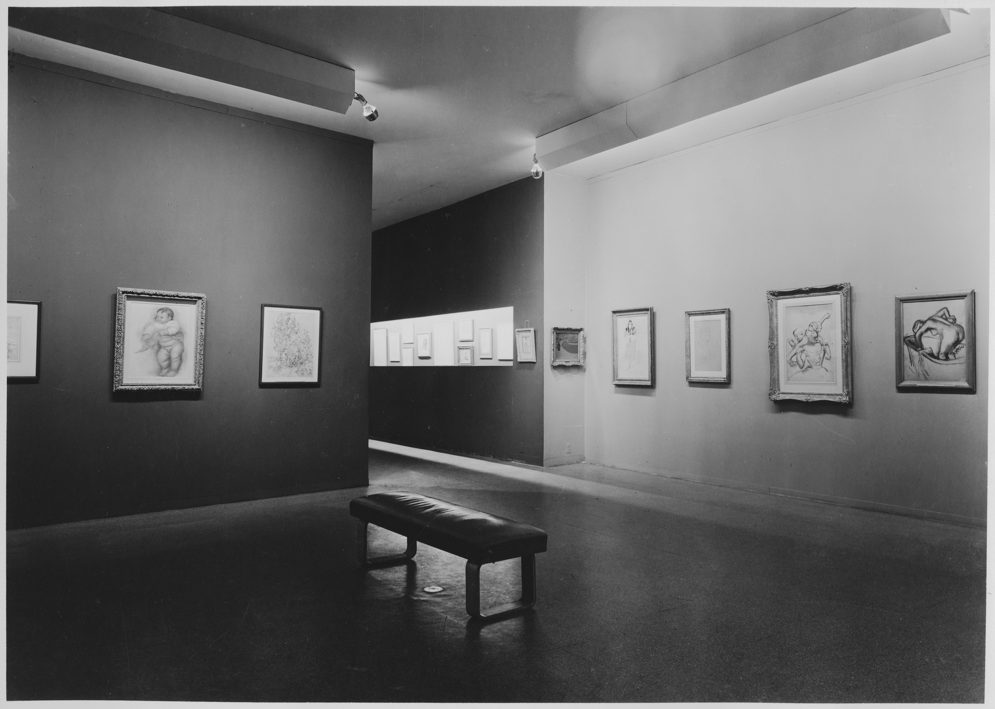 Installation view of the exhibition "Modern Drawings." | MoMA