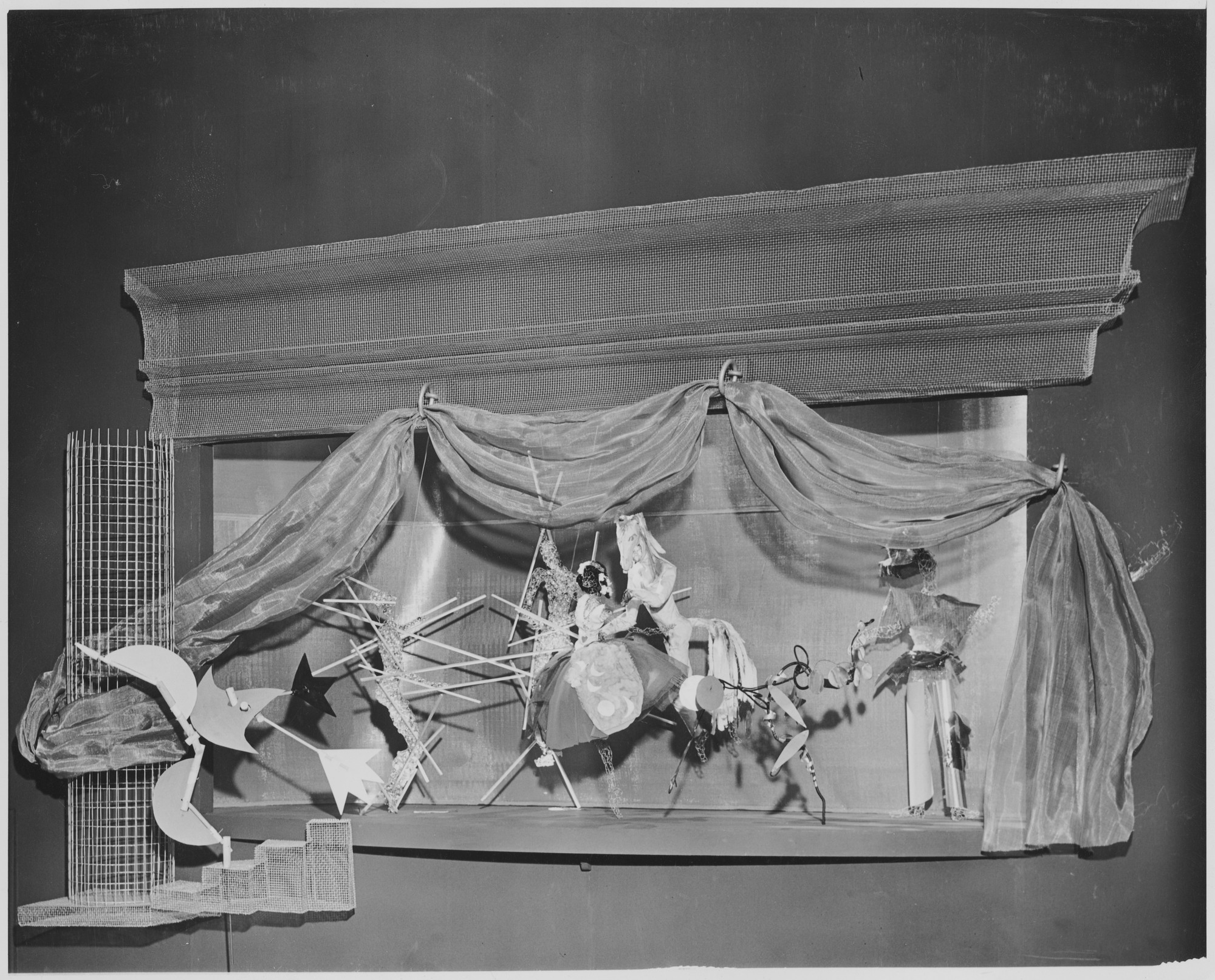 Installation view of the exhibition "Dance and Theatre Design," in the ...