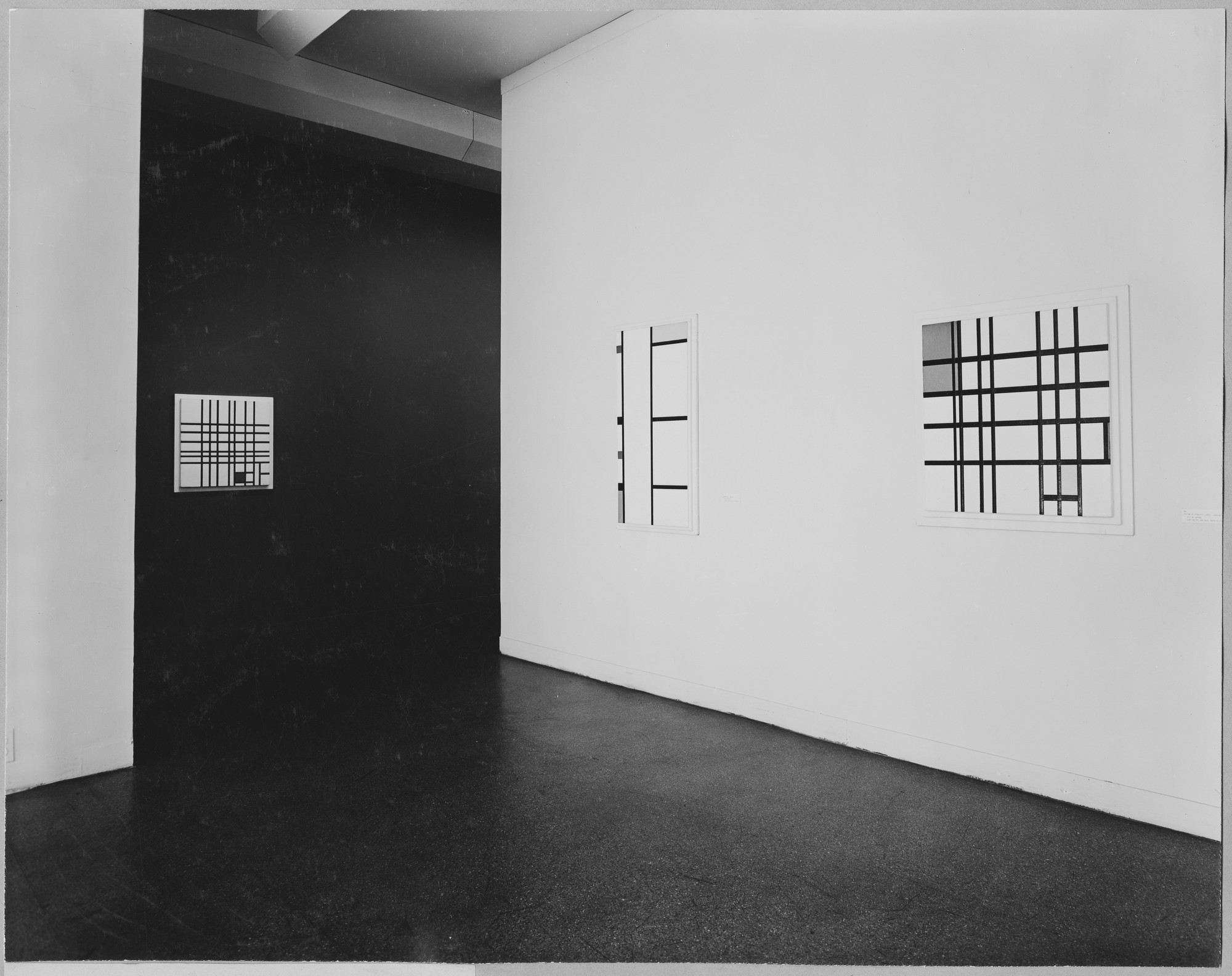Installation view of the exhibition "Piet Mondrian." | MoMA
