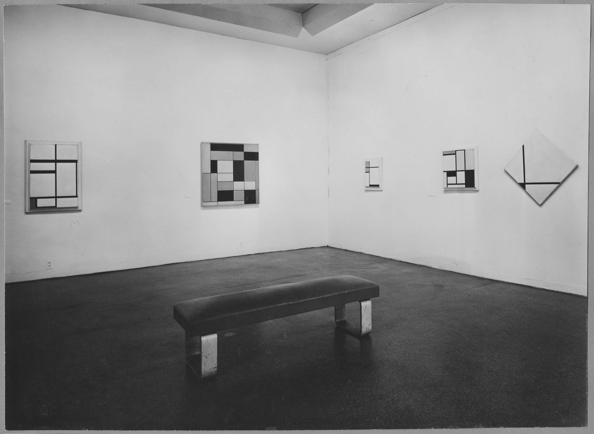 Installation view of the exhibition "Piet Mondrian." | MoMA