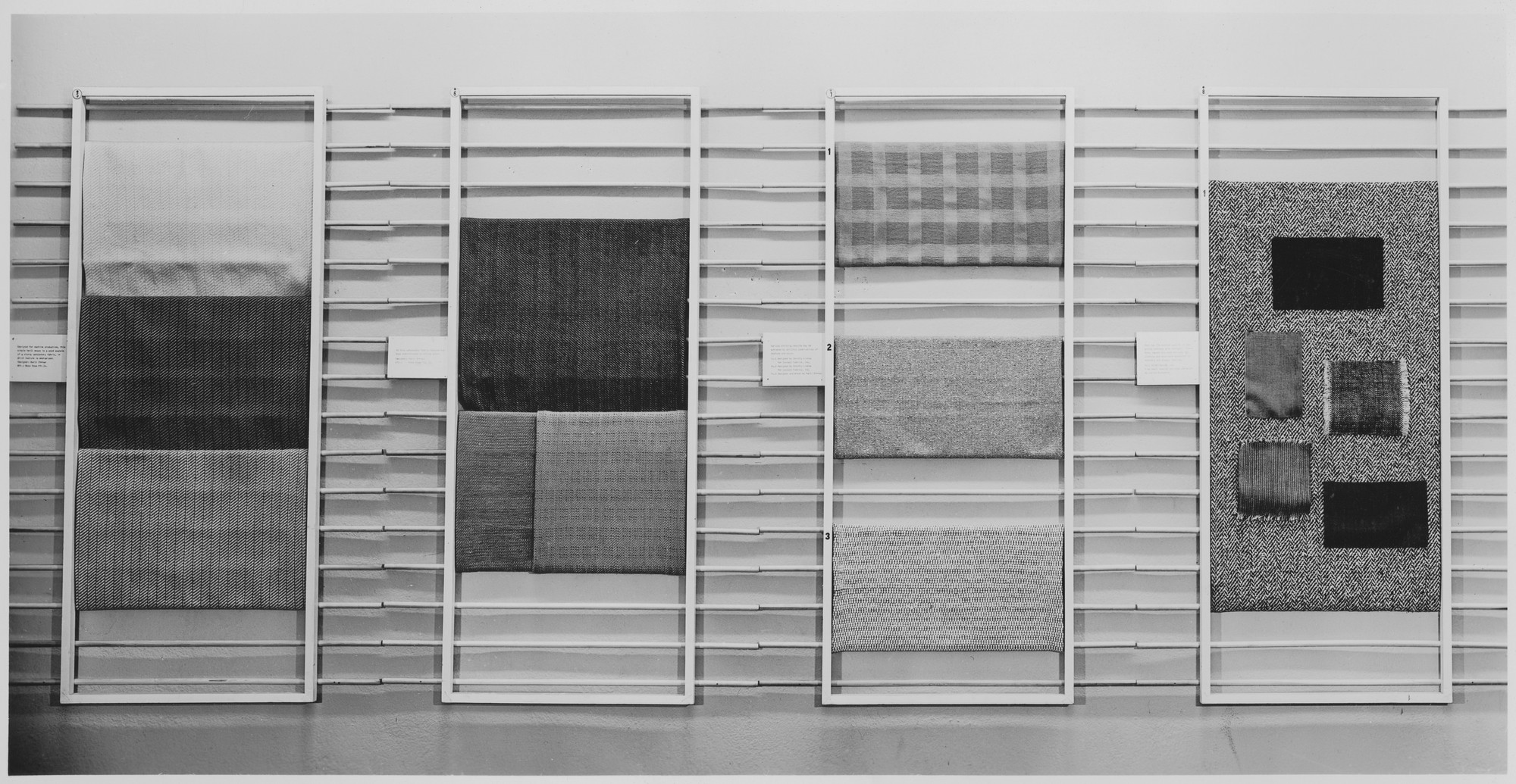 Installation view of the exhibition "Textile Design." | MoMA