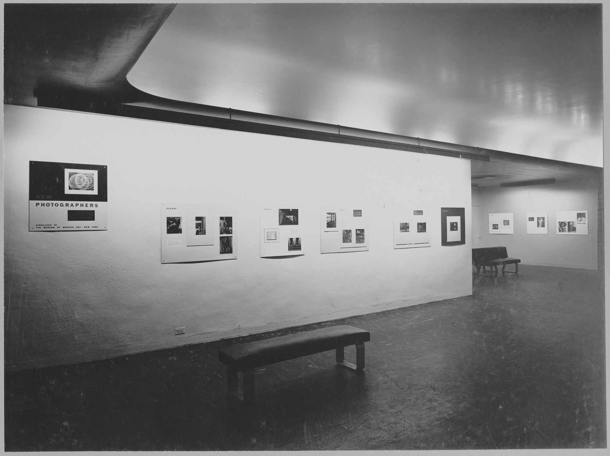 Installation view of the exhibition "New Photographers." | MoMA