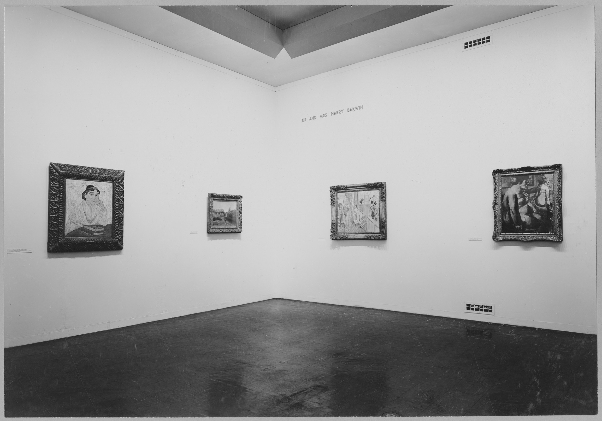 Installation view of the exhibition "Paintings from New York Private ...