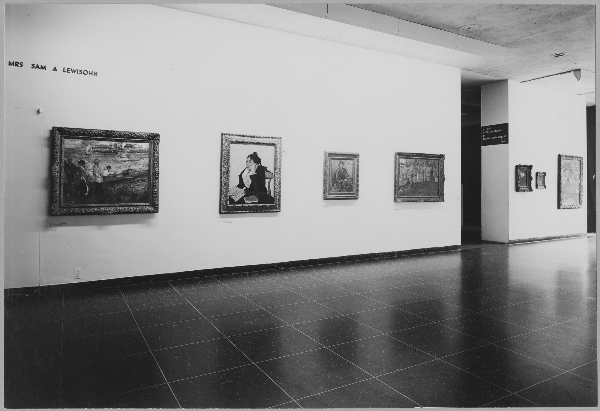 Installation view of the exhibition "Paintings from New York Private ...