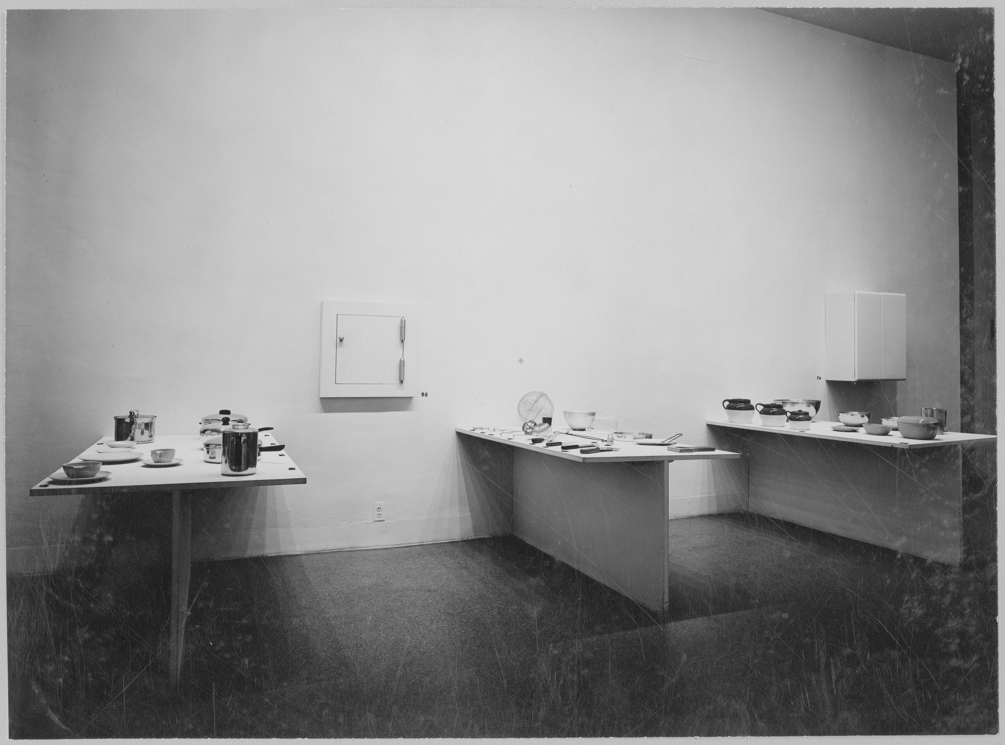 Installation view of the exhibition "100 Useful Objects of Fine Design ...