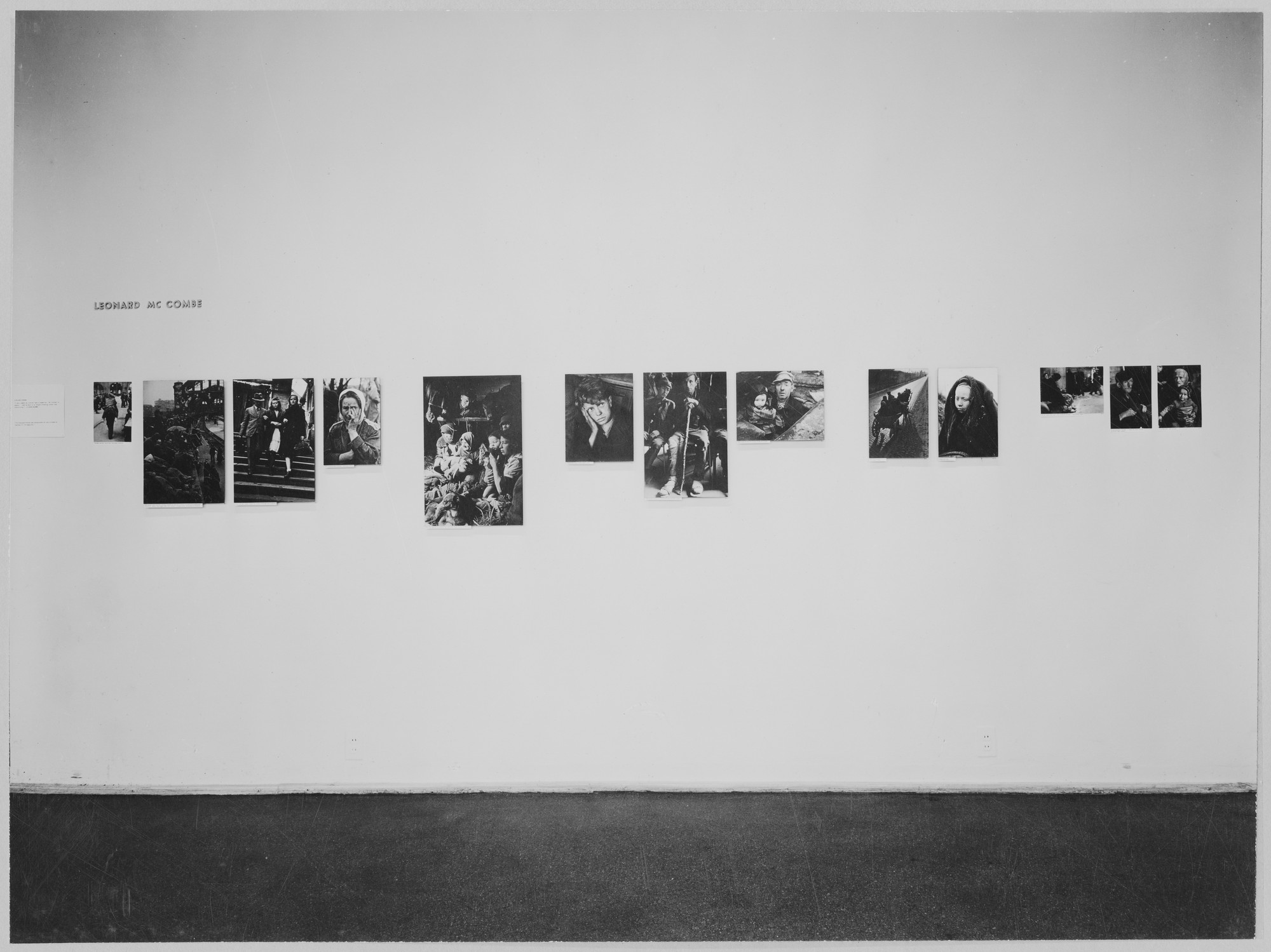 Installation view of the exhibition "Three Young Photographers." | MoMA