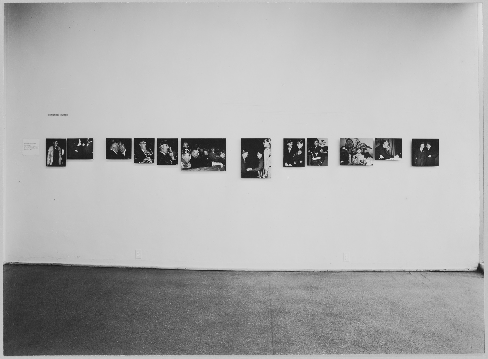 Installation view of the exhibition "Three Young Photographers." | MoMA