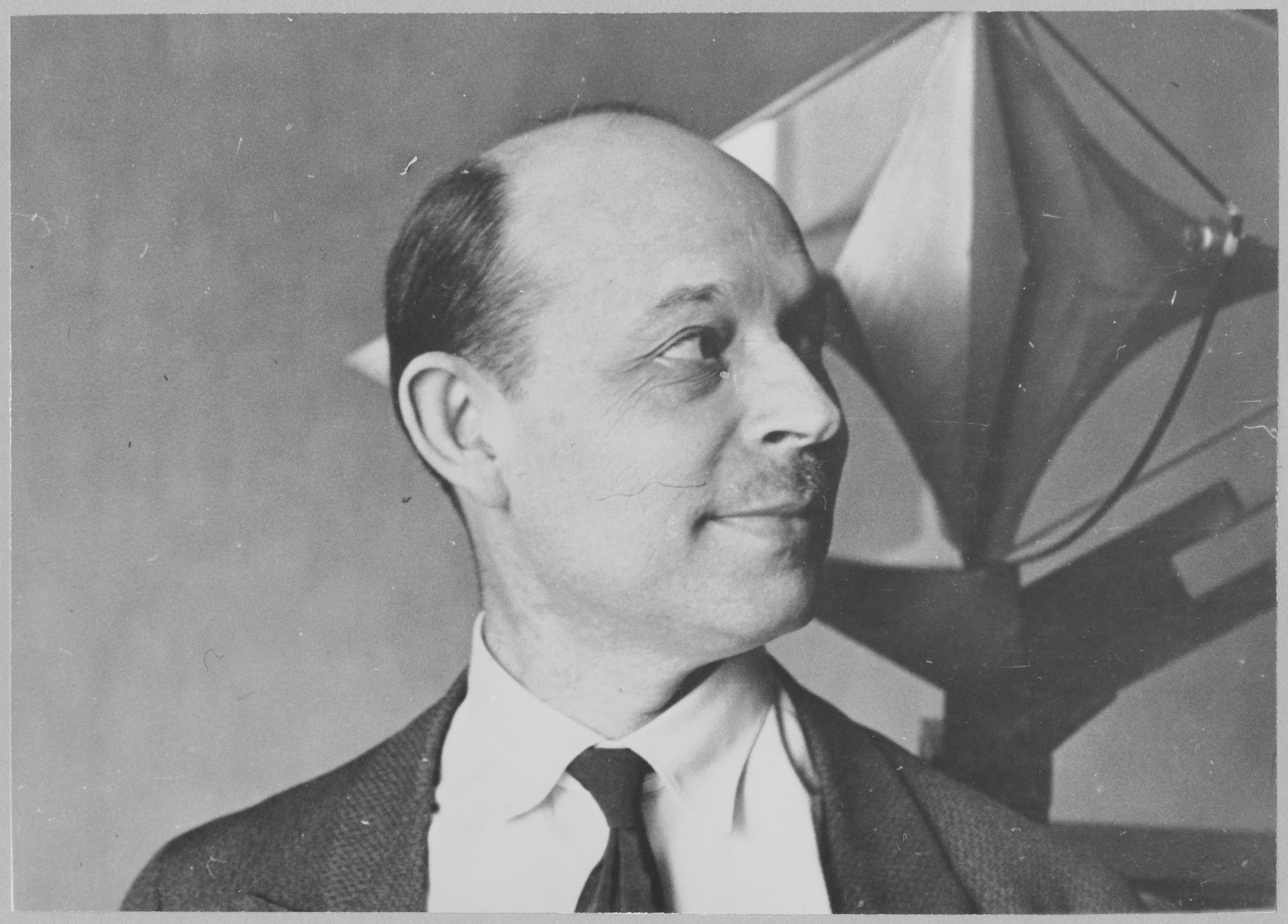 Photograph associated with the exhibition, "Gabo-Pevsner." "Portrait of ...