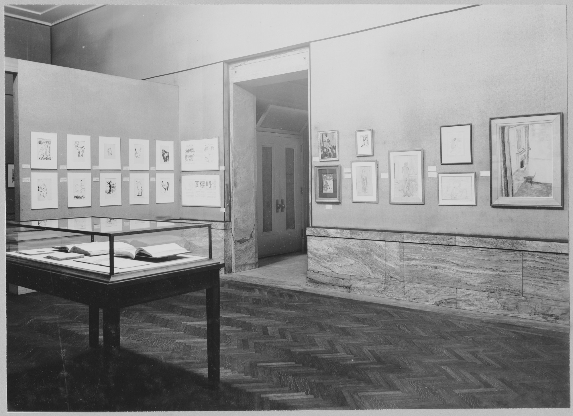 Installation view of the exhibition "Pierre Bonnard" at the Cleveland ...