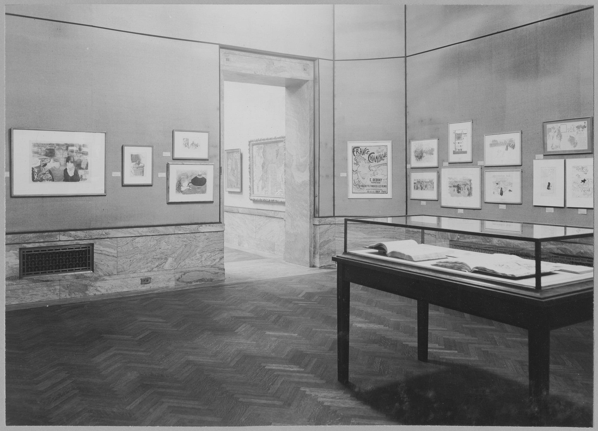 Installation view of the exhibition "Pierre Bonnard" at the Cleveland ...