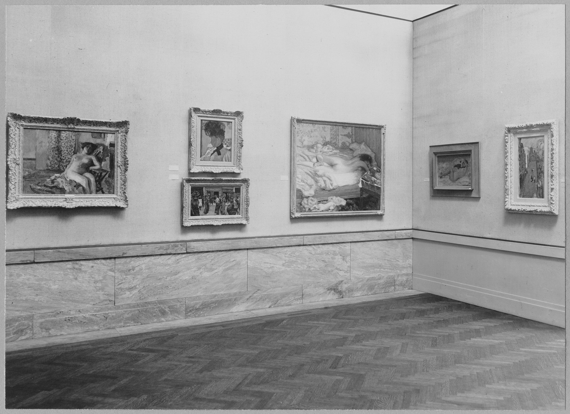 Installation view of the exhibition "Pierre Bonnard" at the Cleveland ...