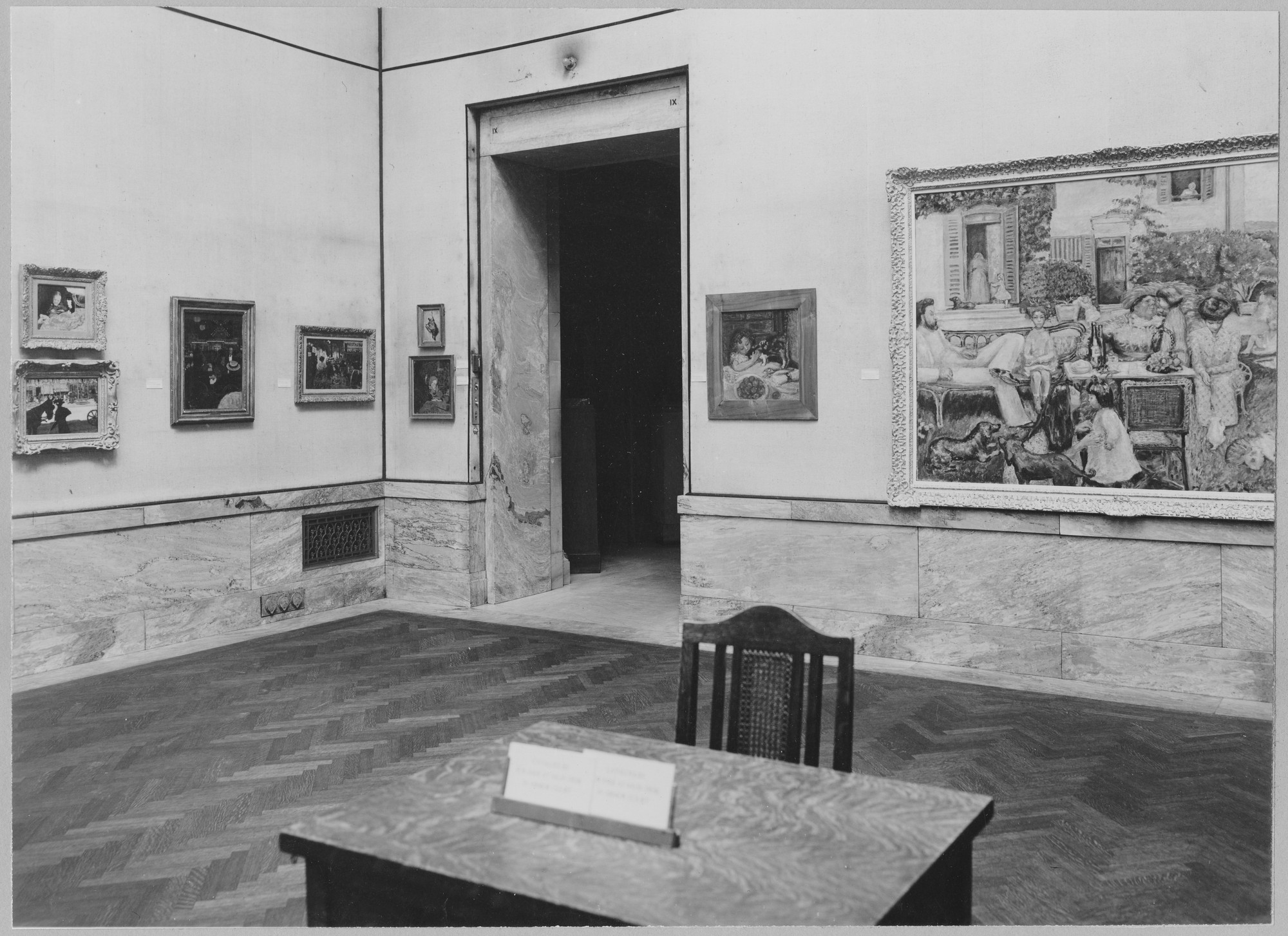 Installation view of the exhibition "Pierre Bonnard" at the Cleveland ...