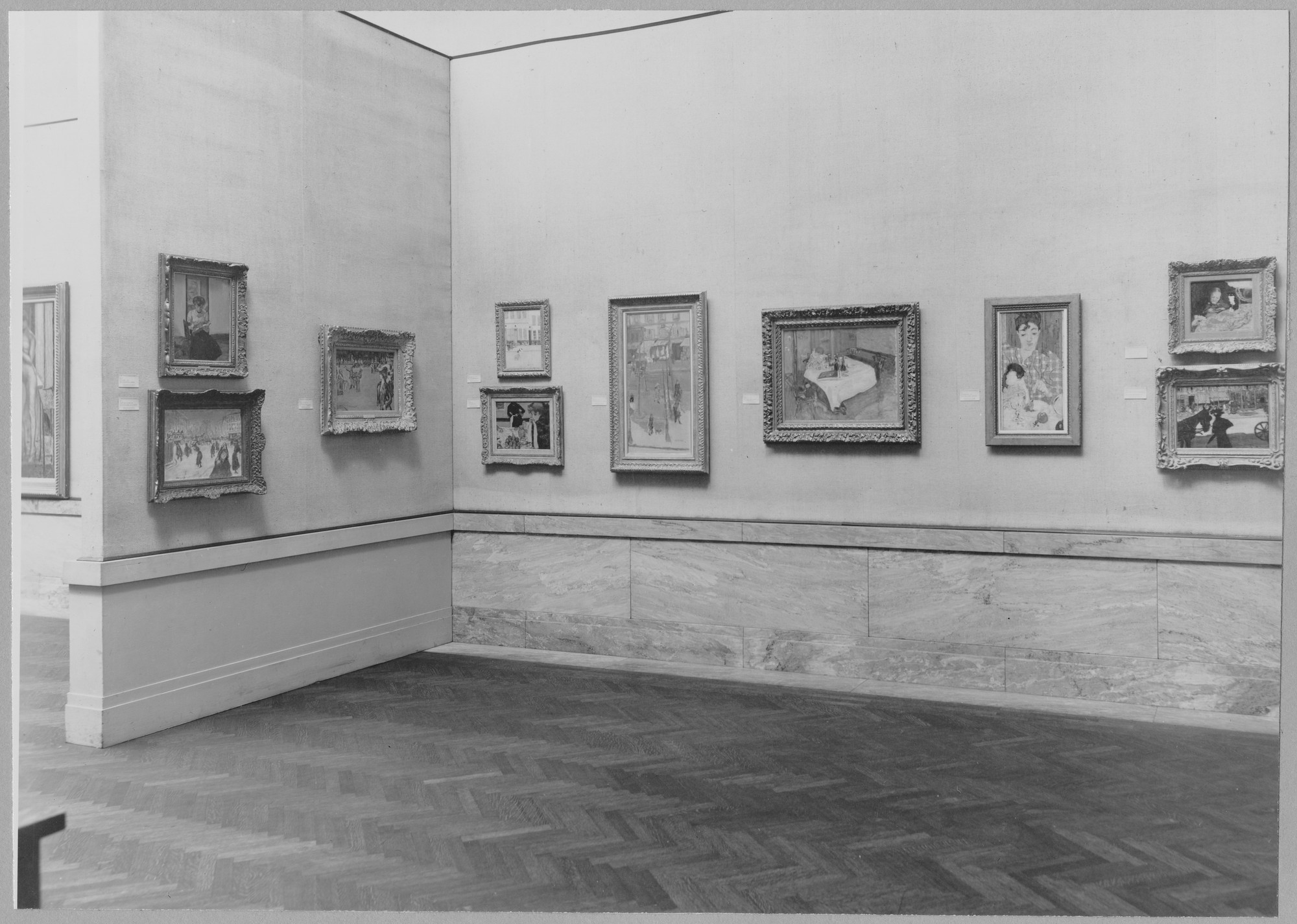 Installation view of the exhibition "Pierre Bonnard" at the Cleveland ...