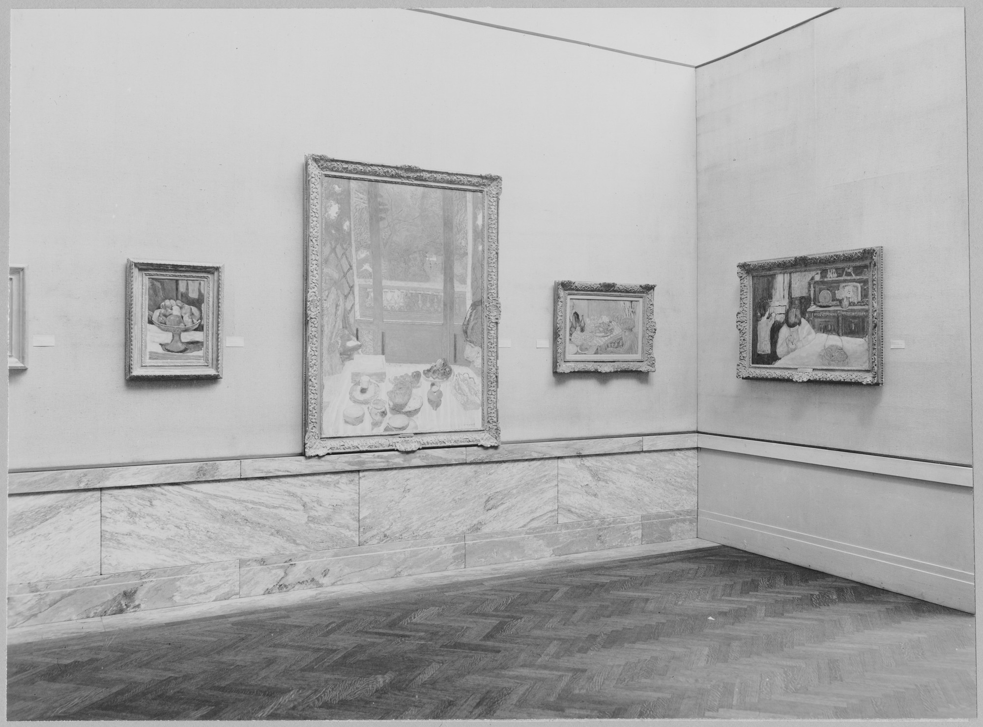 Installation view of the exhibition "Pierre Bonnard" at the Cleveland ...