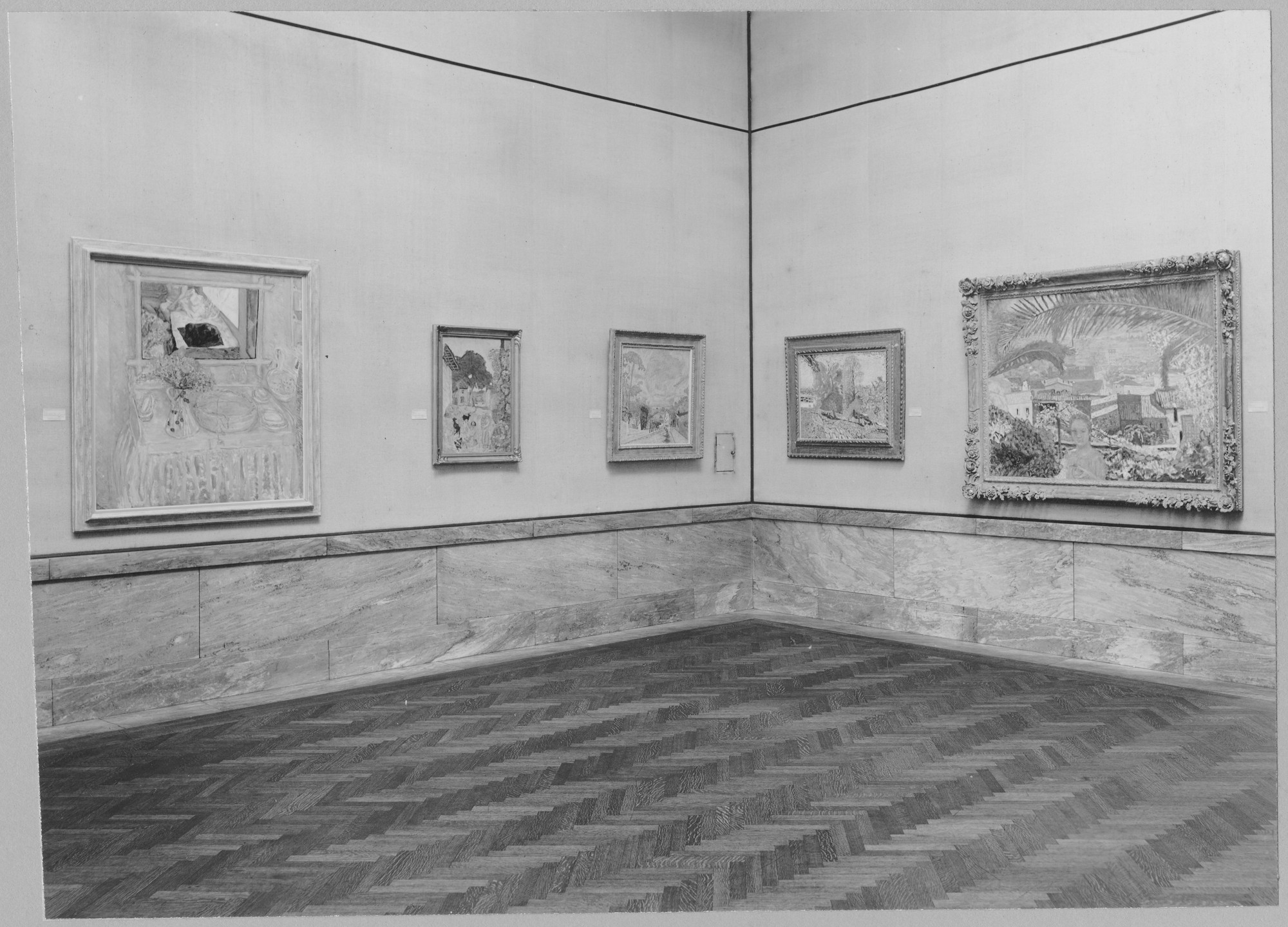Installation view of the exhibition "Pierre Bonnard" at the Cleveland ...