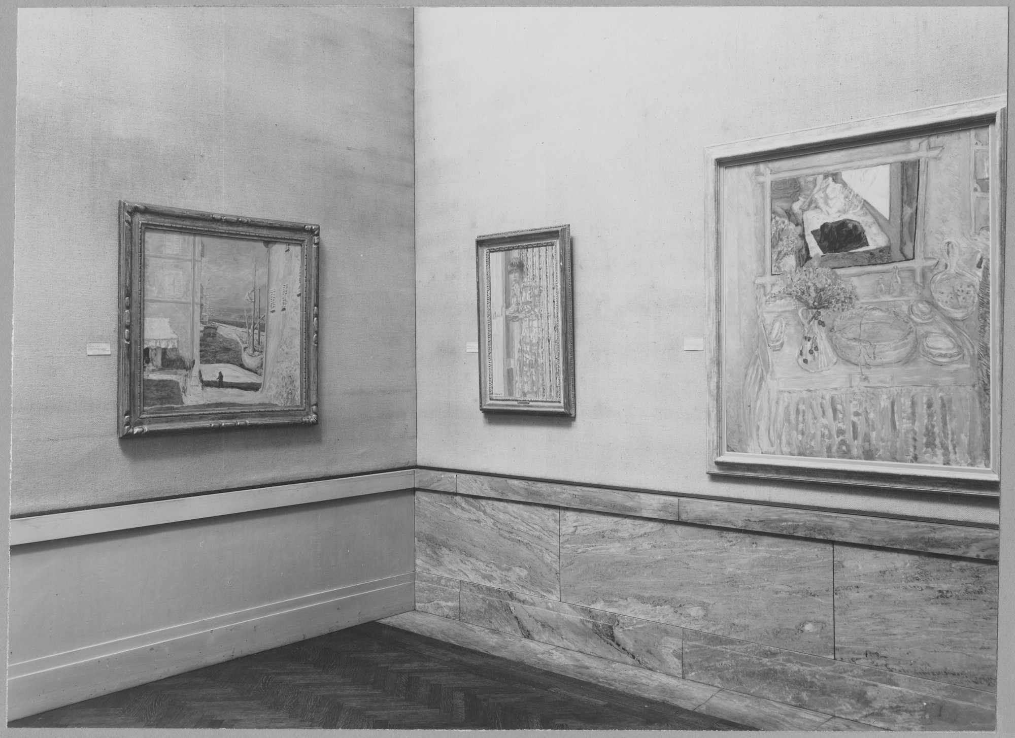 Installation view of the exhibition "Pierre Bonnard" at the Cleveland ...