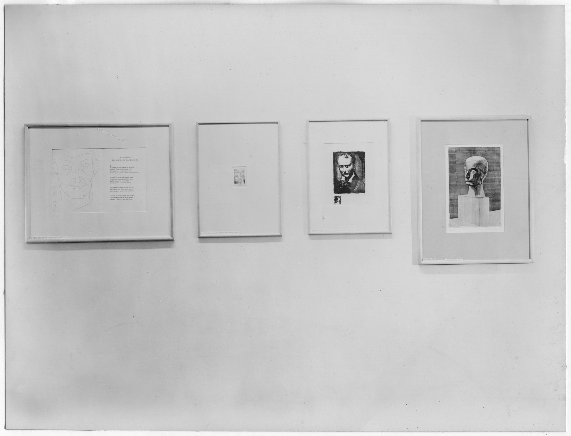 Installation view of the exhibition "Portraits in Print" | MoMA