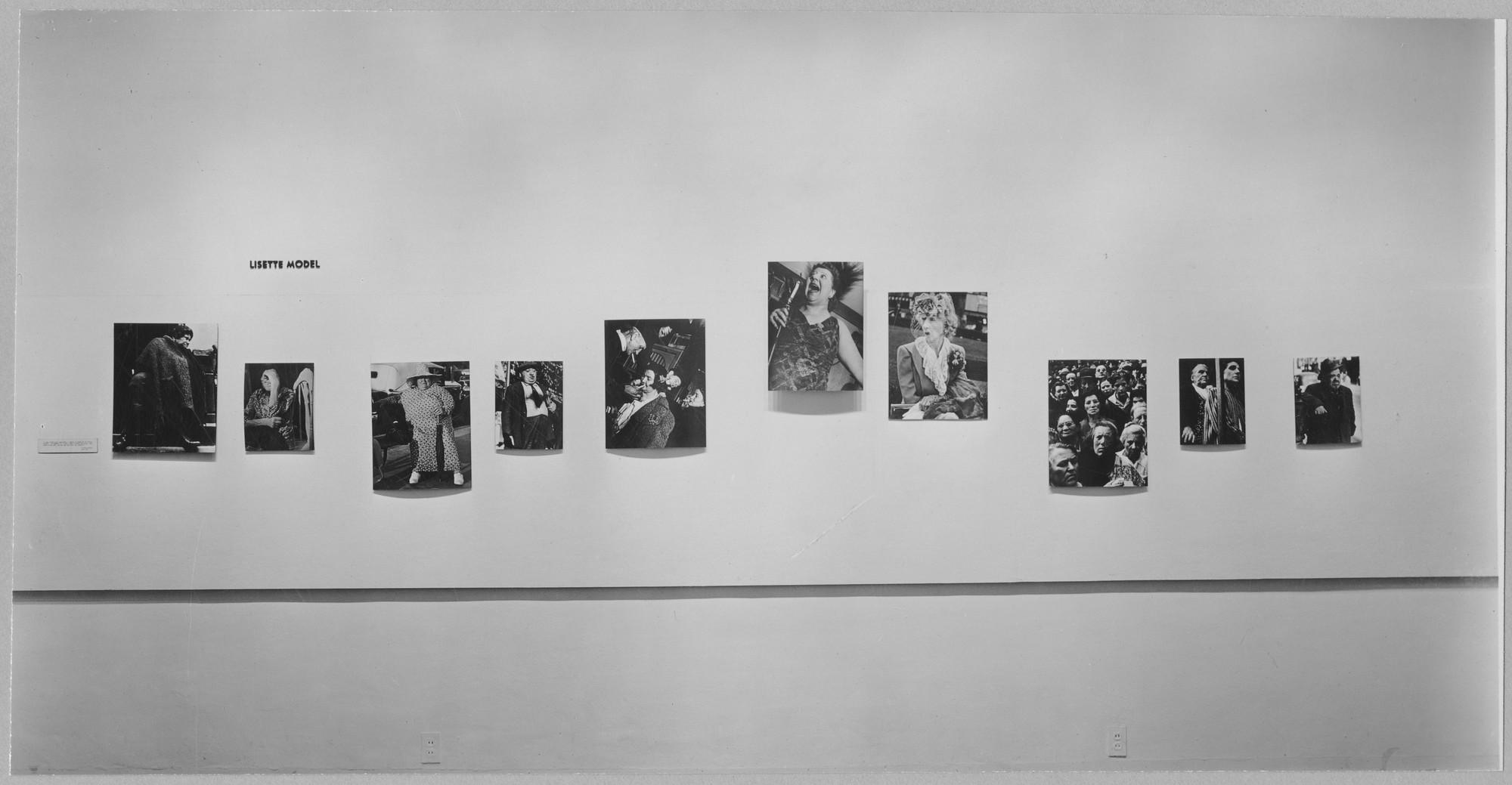 Installation view of the exhibition "Photographs by Bill Brandt, Harry ...