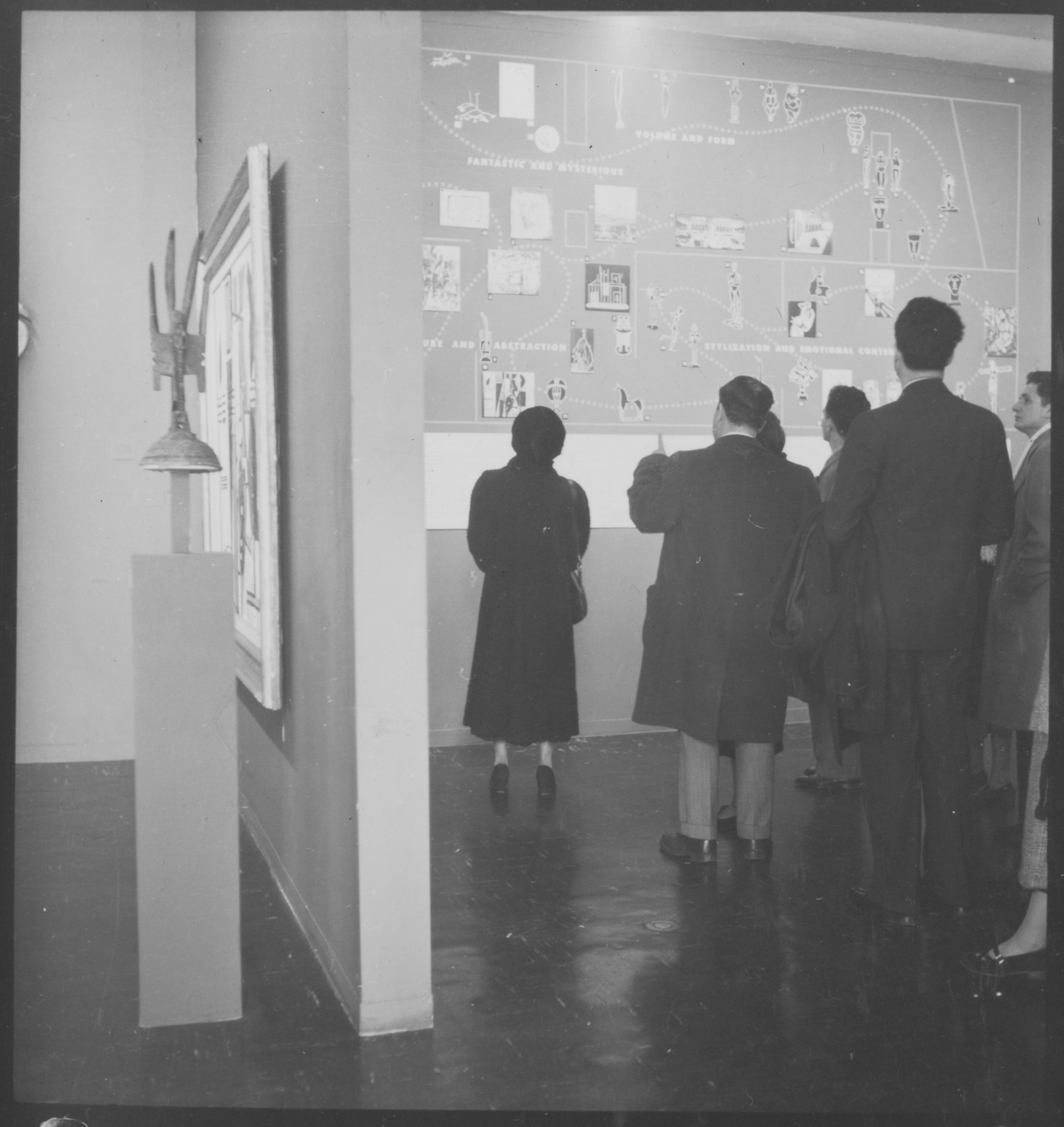 Installation view of the exhibition "Timeless Aspects of Modern Art ...