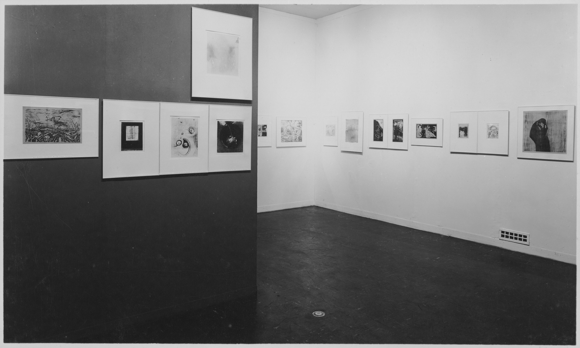 Installation view of the exhibition "Master Prints form the Museum ...