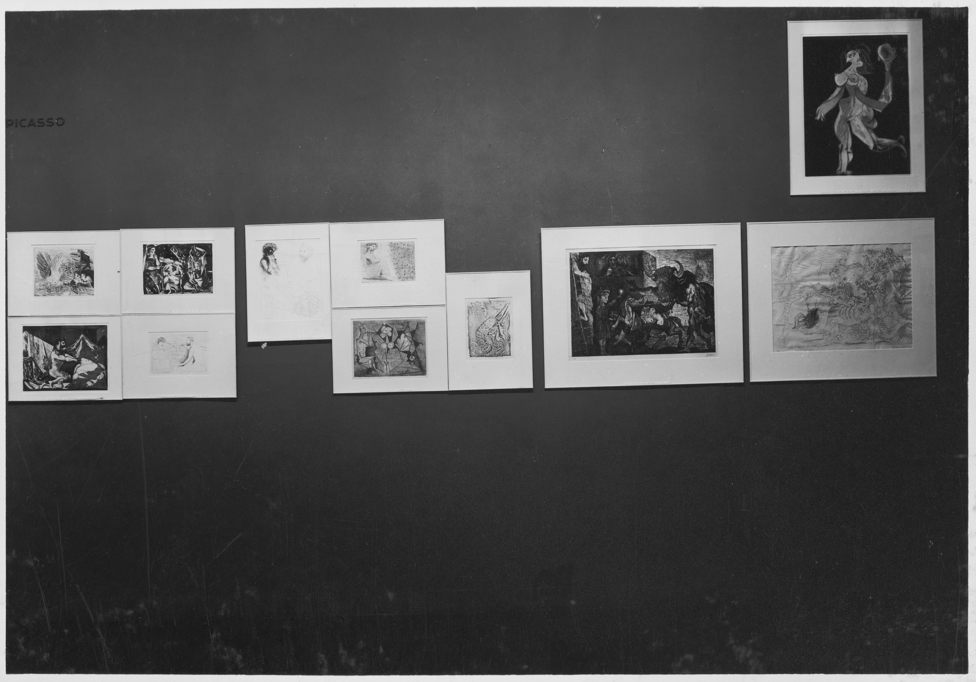 Installation view of the exhibition "Master Prints form the Museum ...