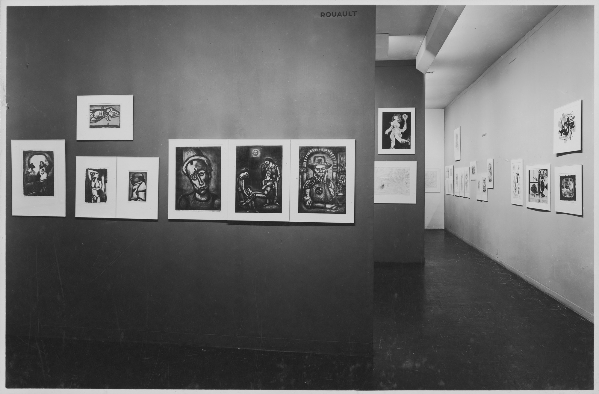 Installation view of the exhibition "Master Prints form the Museum ...