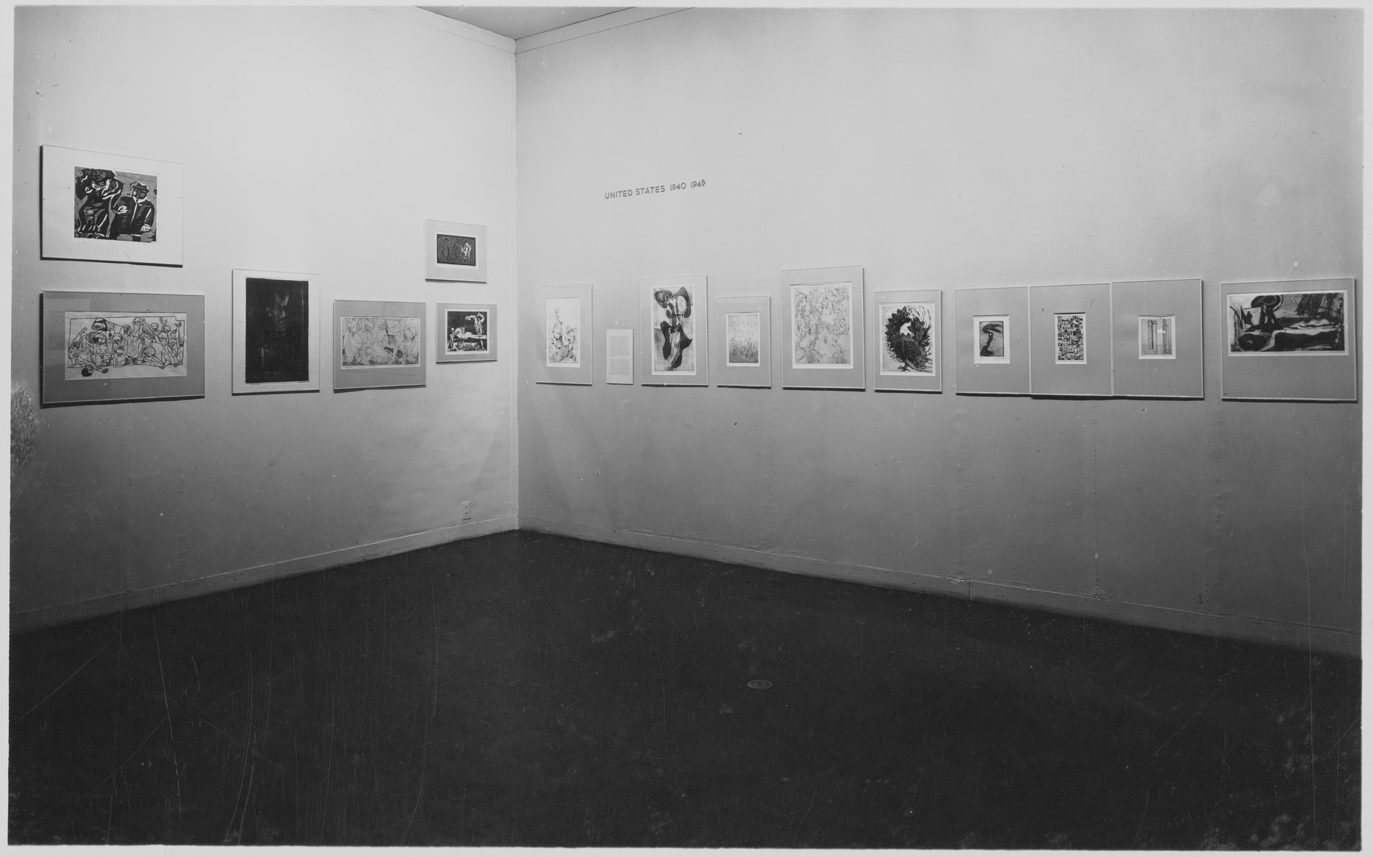 Installation view of the exhibition "Master Prints form the Museum ...